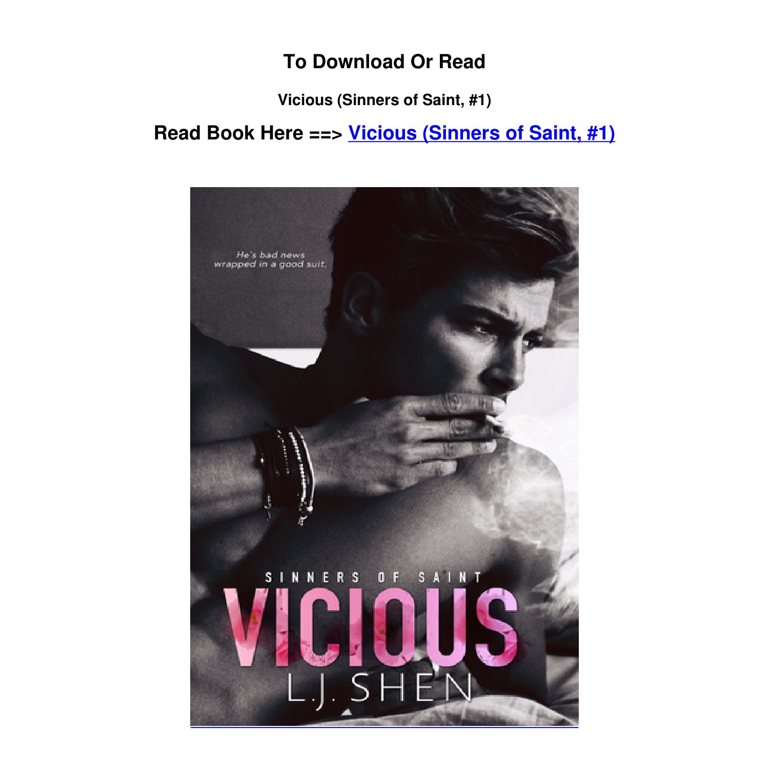 Download PDF Vicious Sinners of Saint 1 by L J Shen.pdf | DocDroid