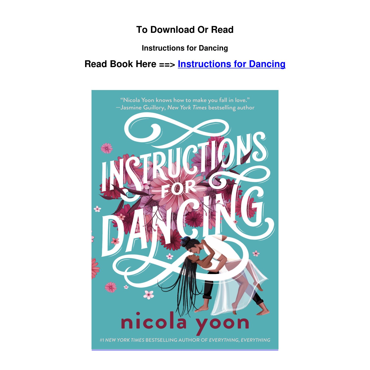 EPub Download Instructions for Dancing BY Nicola Yoon.pdf | DocDroid