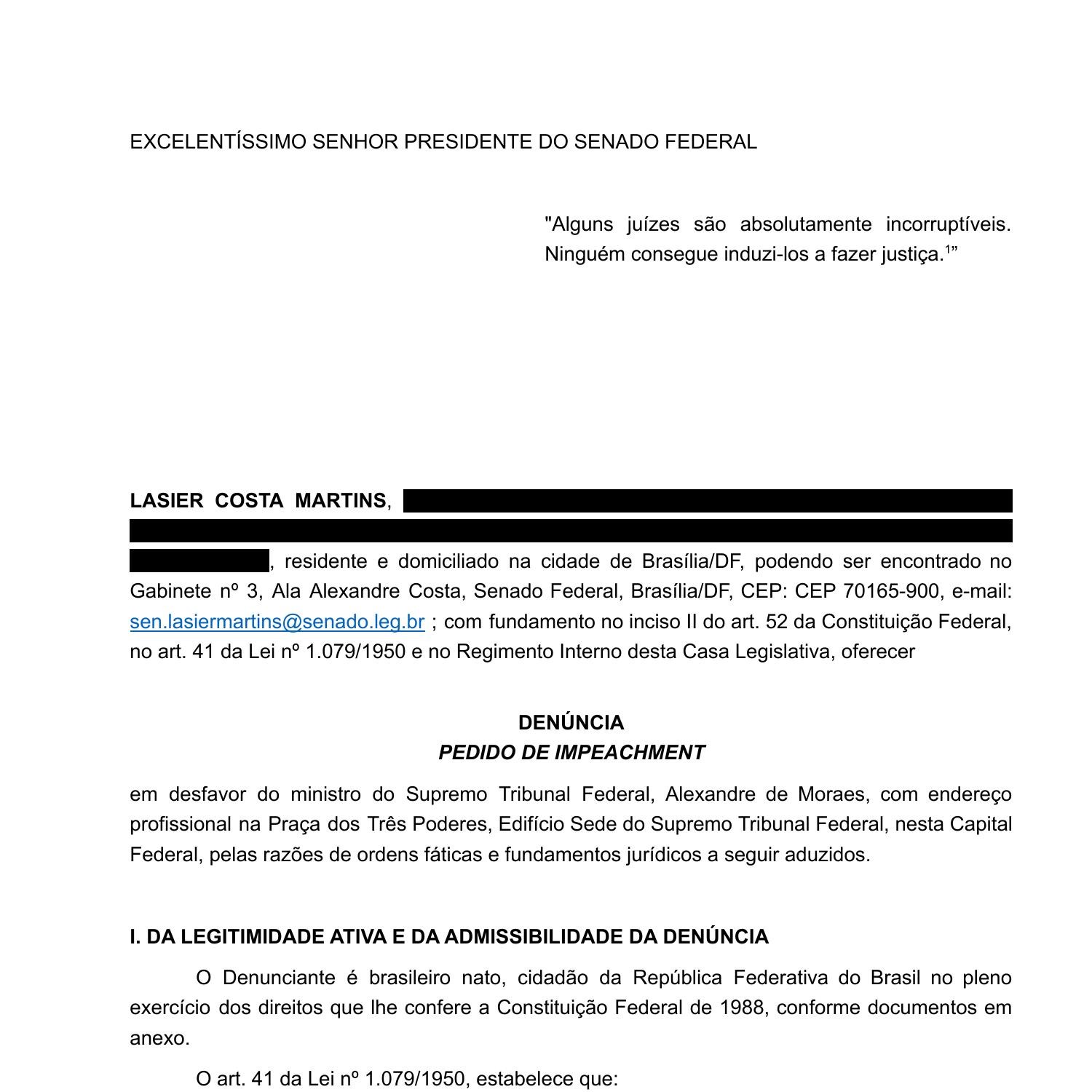 Pedido de Impeachment Alexandre de Moraes_c3_T_220921_182759.pdf | DocDroid