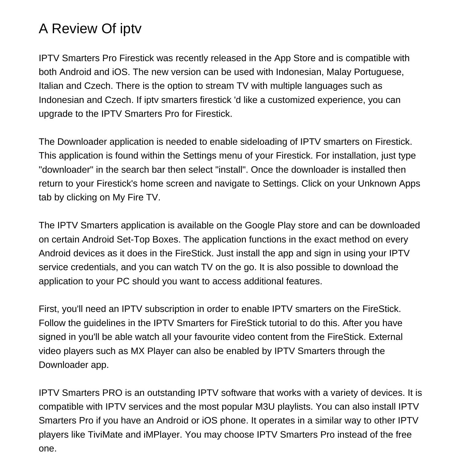 5 Simple Statements About Iptv Explainedtgmoe Pdf Pdf Docdroid