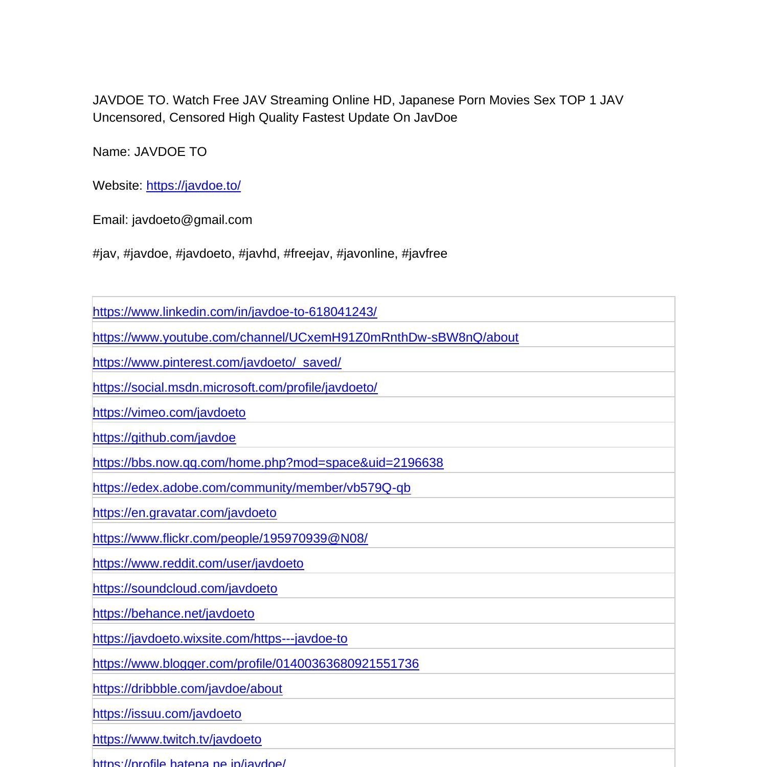 JAVDOE TO.docx | DocDroid