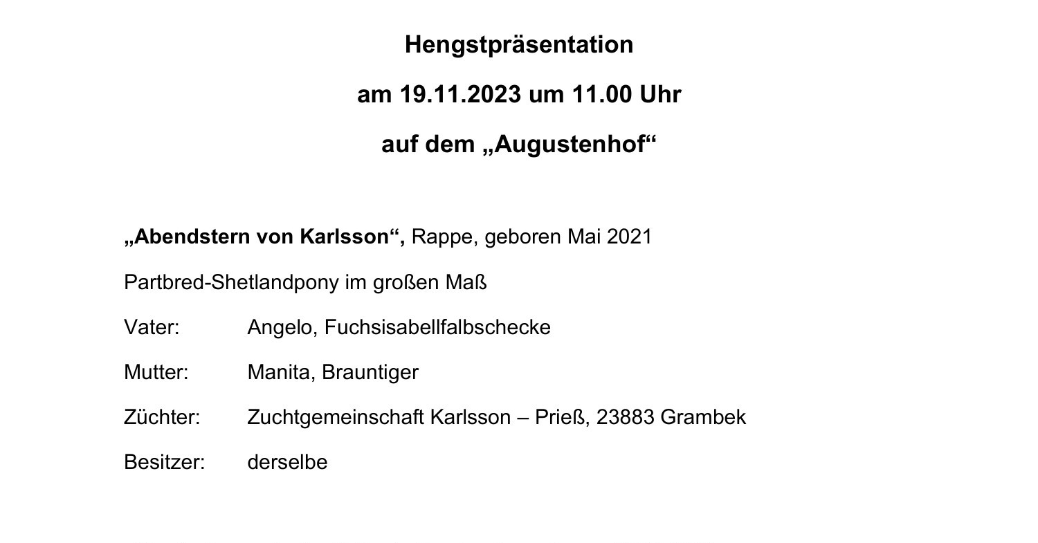 Hengstpräsentation Katalog 2023 Ganz Neu PDF.pdf | DocDroid