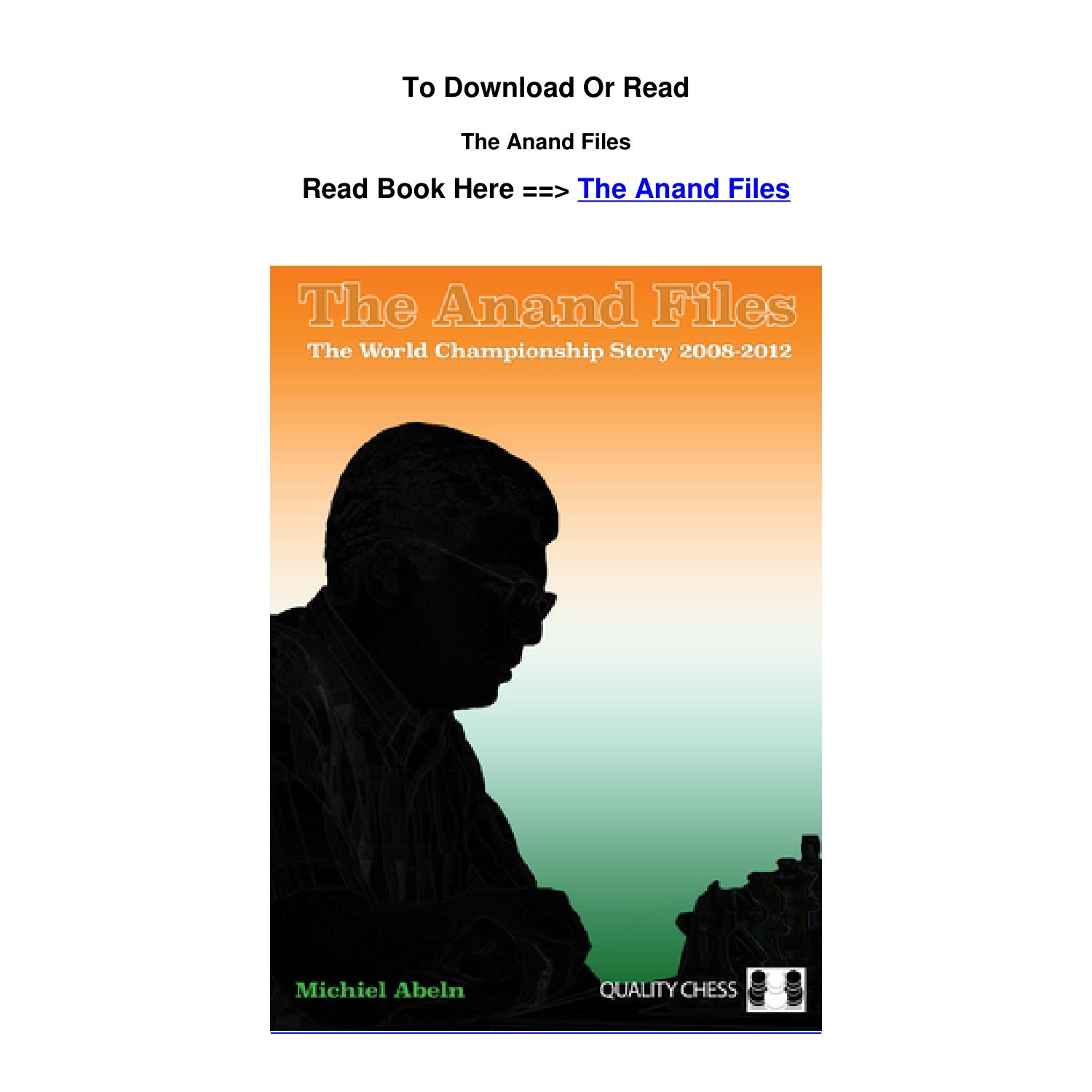 DOWNLOAD PDF The Anand Files By Michiel Abeln.pdf | DocDroid
