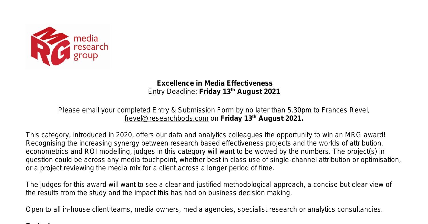C12 Submission Form Excellence in Media Effectiveness.docx | DocDroid