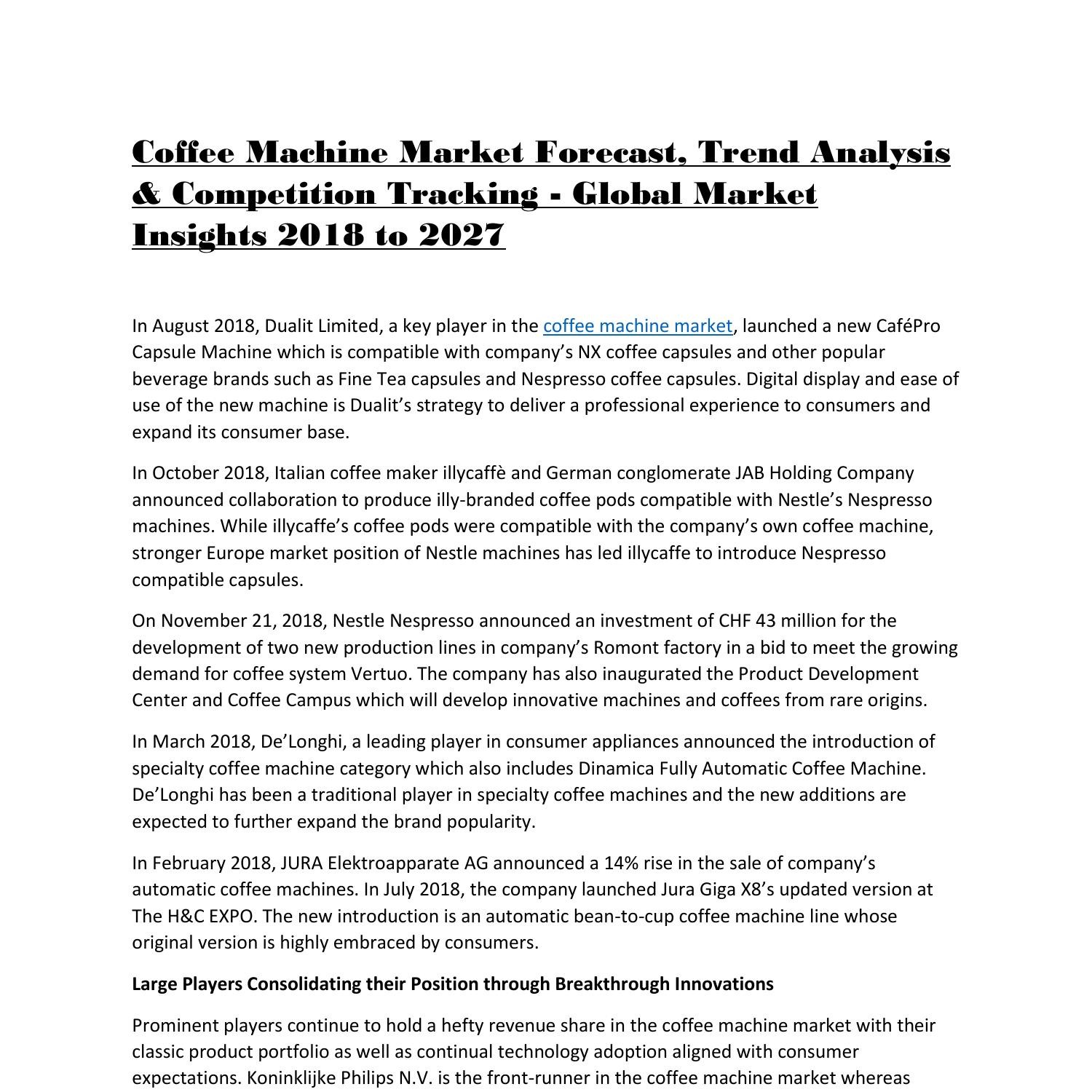 Coffee Machine Market Forecast.pdf | DocDroid