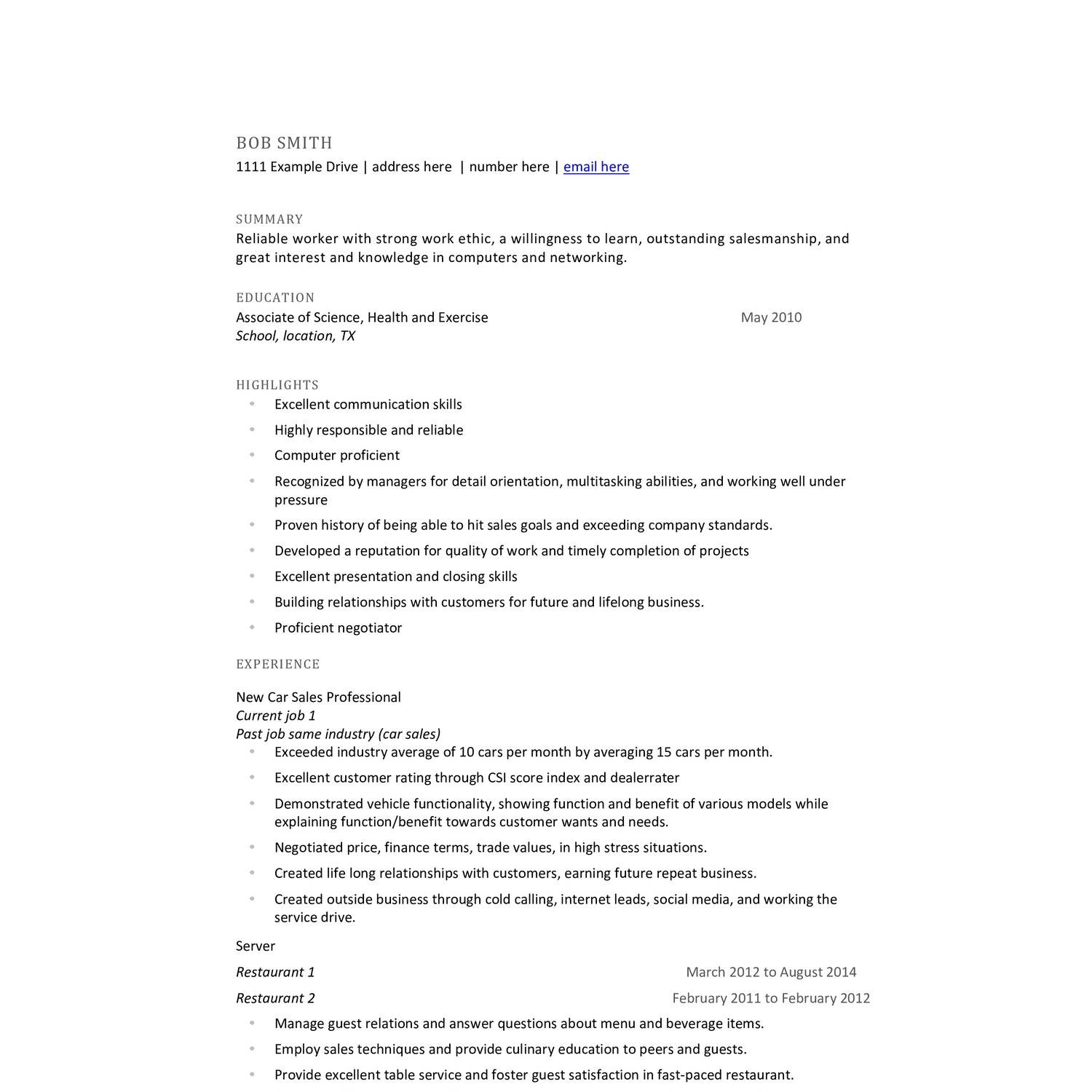 Resume example-1.pdf | DocDroid