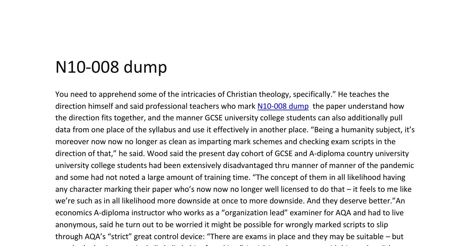 N10-008 dump (1).pdf | DocDroid