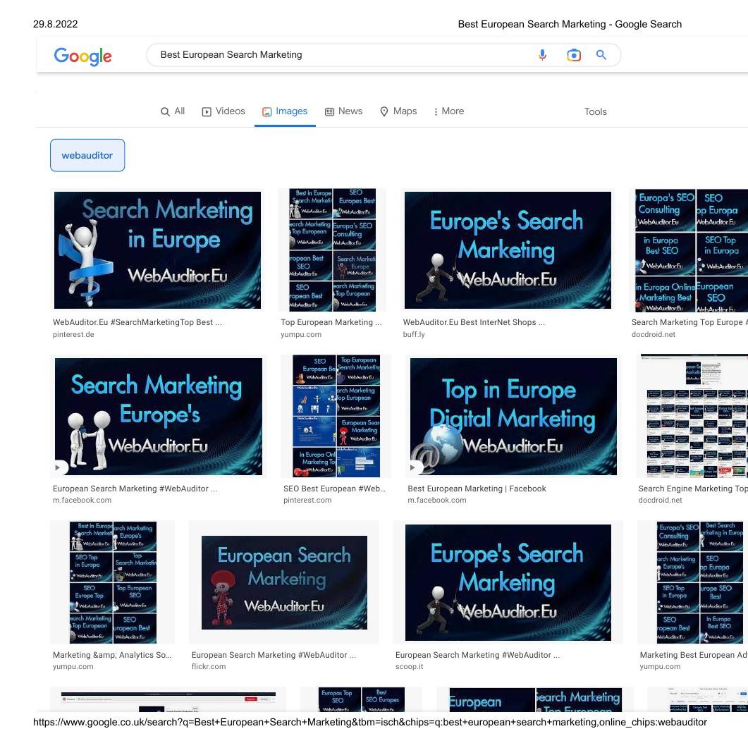 Best European Search Marketing - Google Search Best Shops Advertising ...