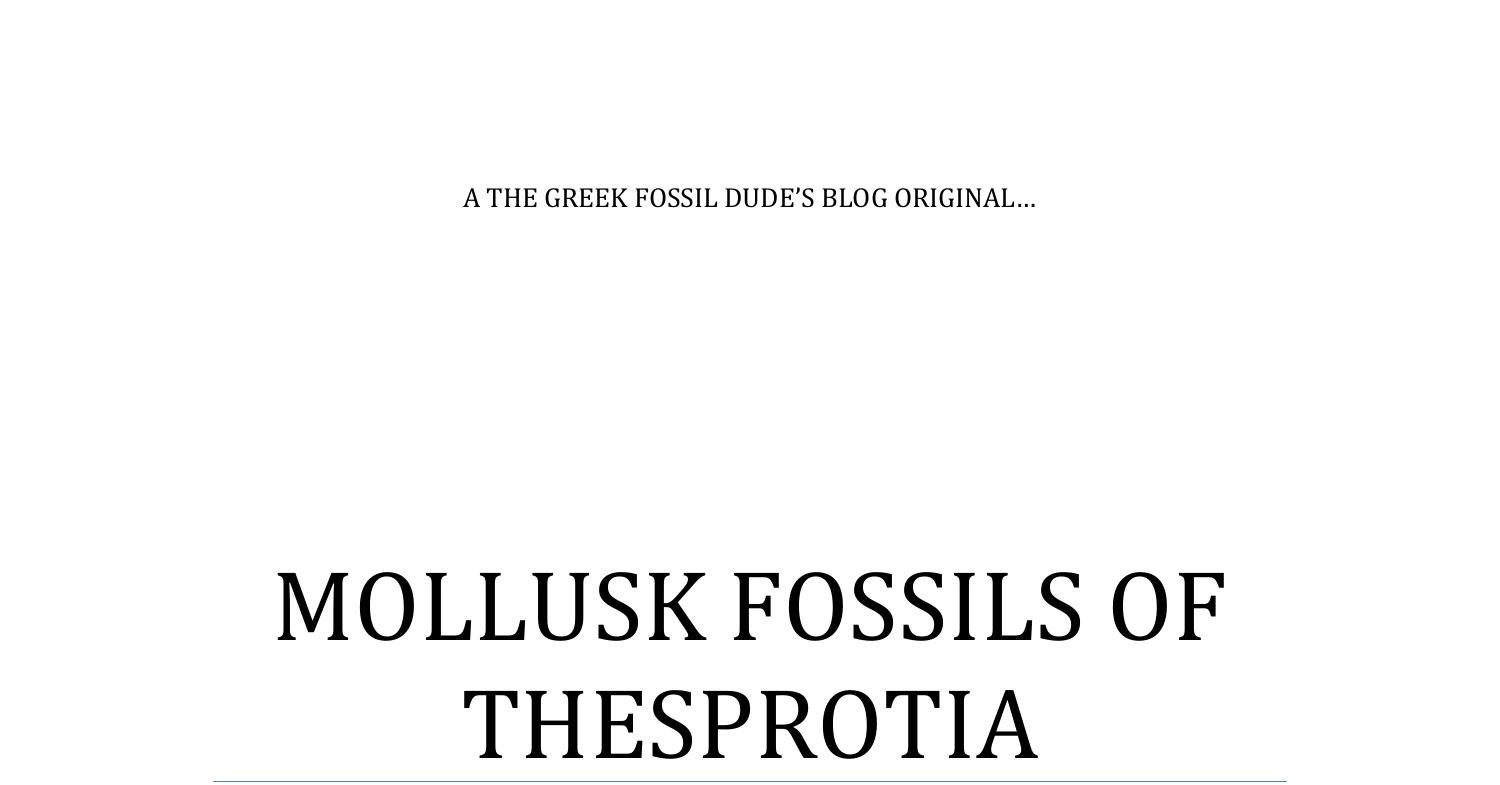 Fossil Mollusks of Thesprotia.docx | DocDroid