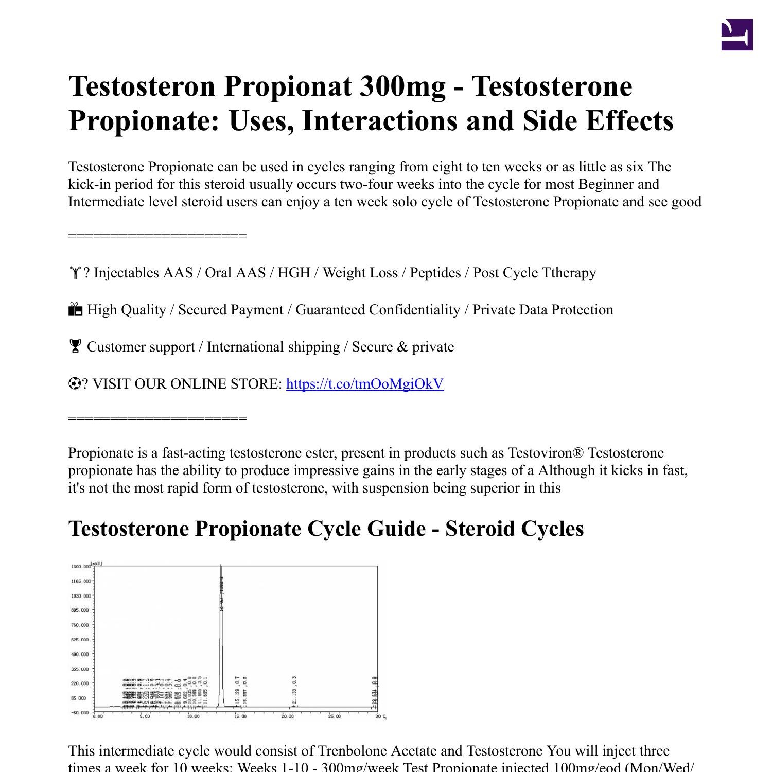 Testosteron Propionat 300mg.pdf | DocDroid