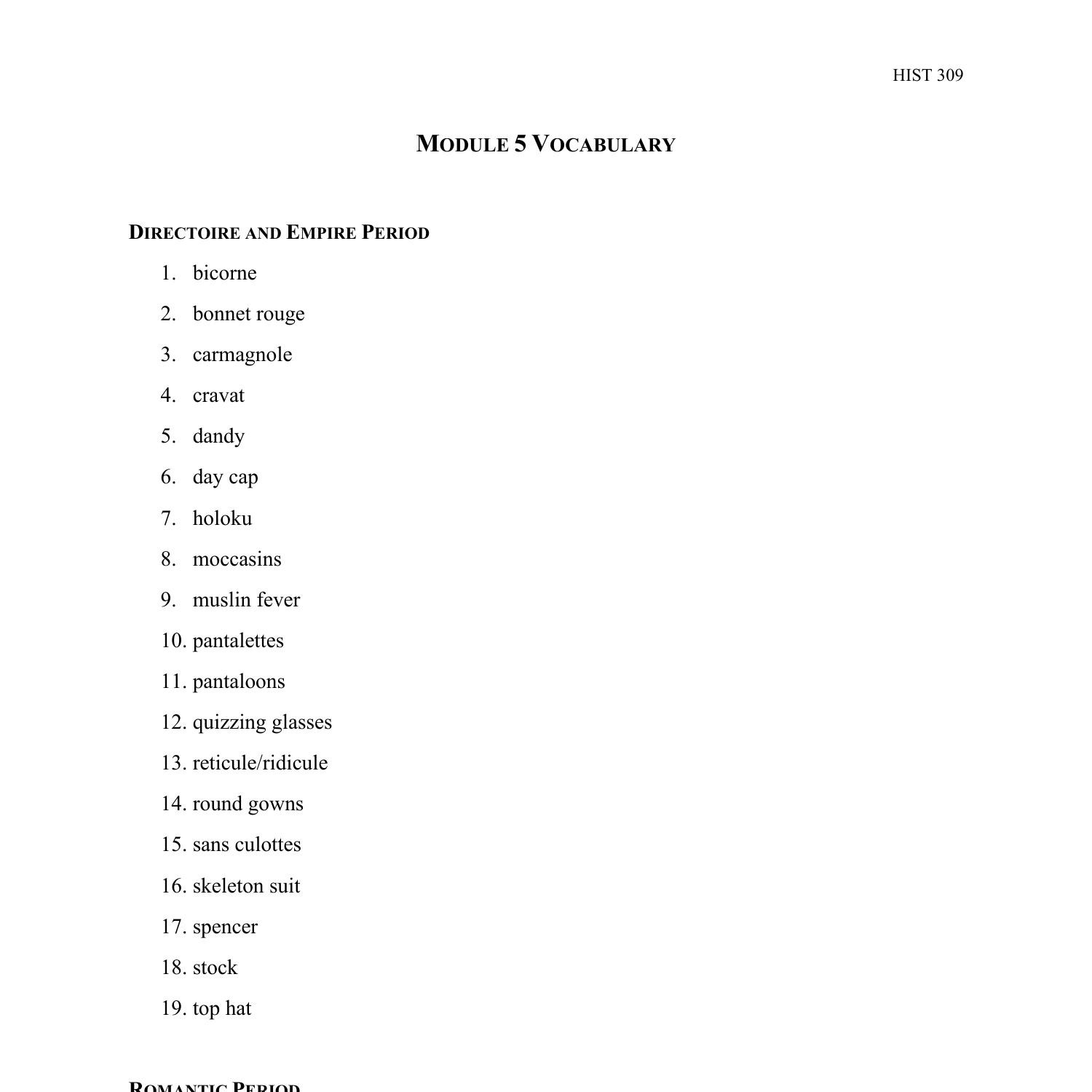 Module 5 Vocabulary.docx | DocDroid