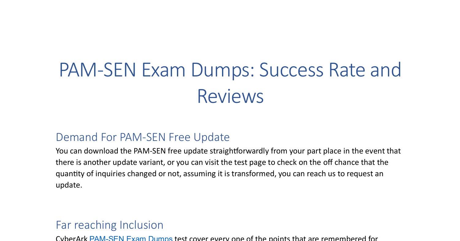 PAM-SEN Exam Dumps.pdf | DocDroid