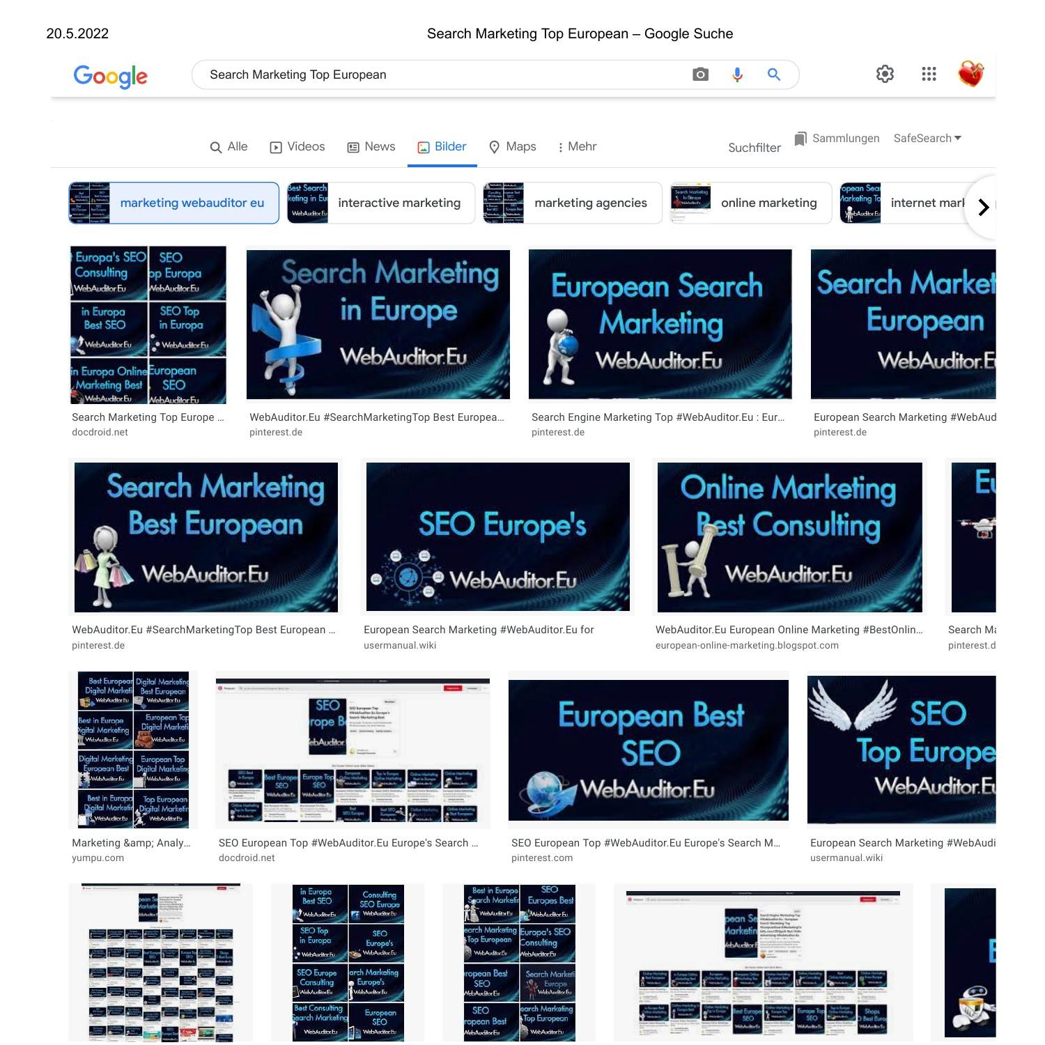 Search Marketing Top European – Google Suche Consulting for SEO ...