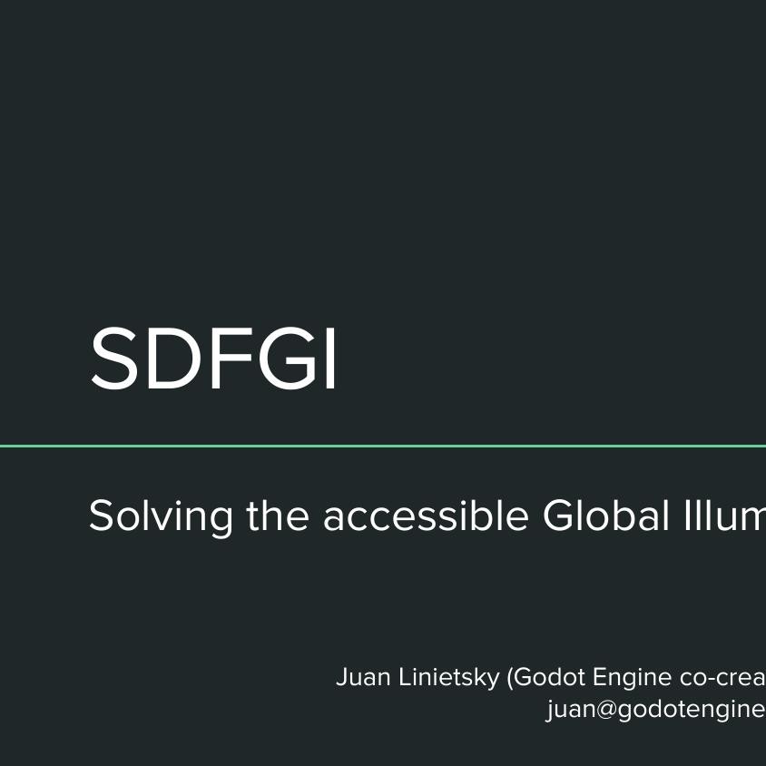 Godot SDFGI plan for 4.1.pdf | DocDroid