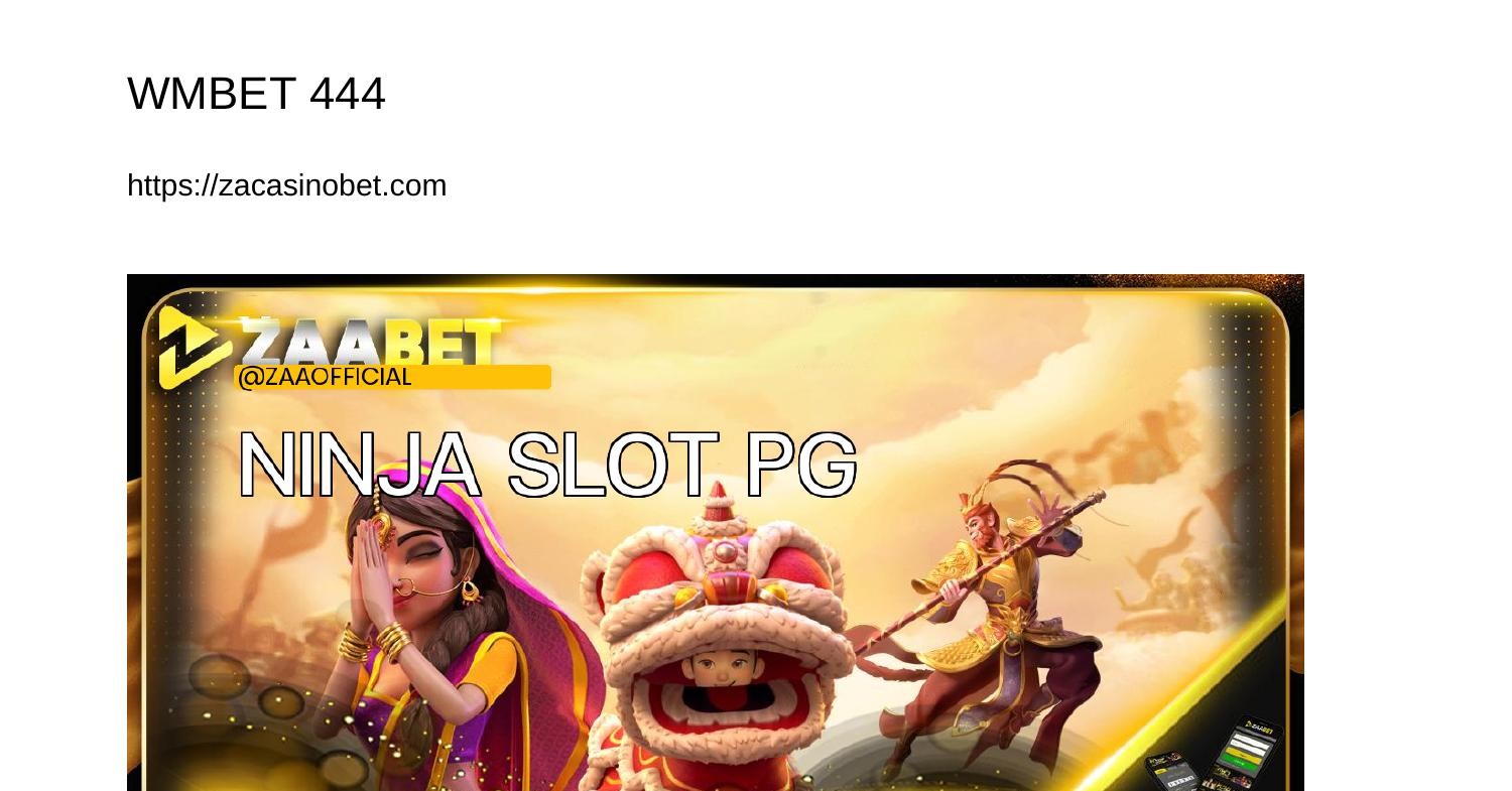 WMBET 444 รวมลนบนเทงใจ ไปกบการเลนบาคาราออนไลน สมครฟร มเครดตแจกเยอะแยะ ...