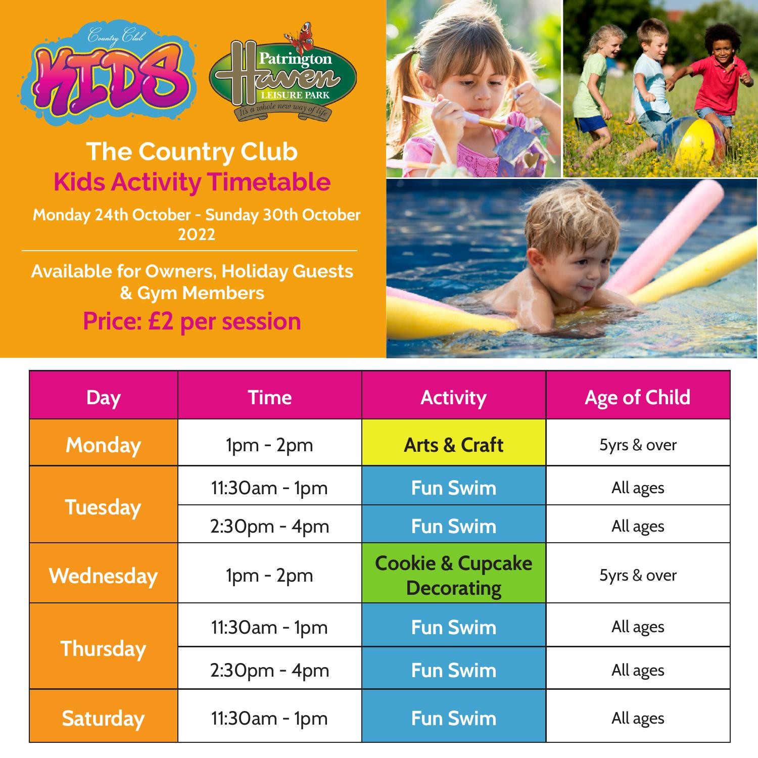 Kids Timetable 2022 summer holidays.pdf | DocDroid