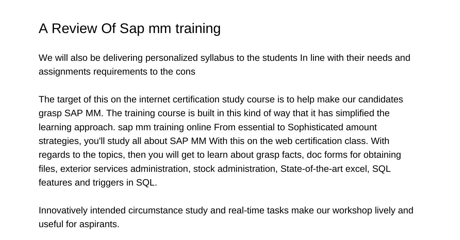 A Review Of Sap mm traininggexli.pdf.pdf | DocDroid