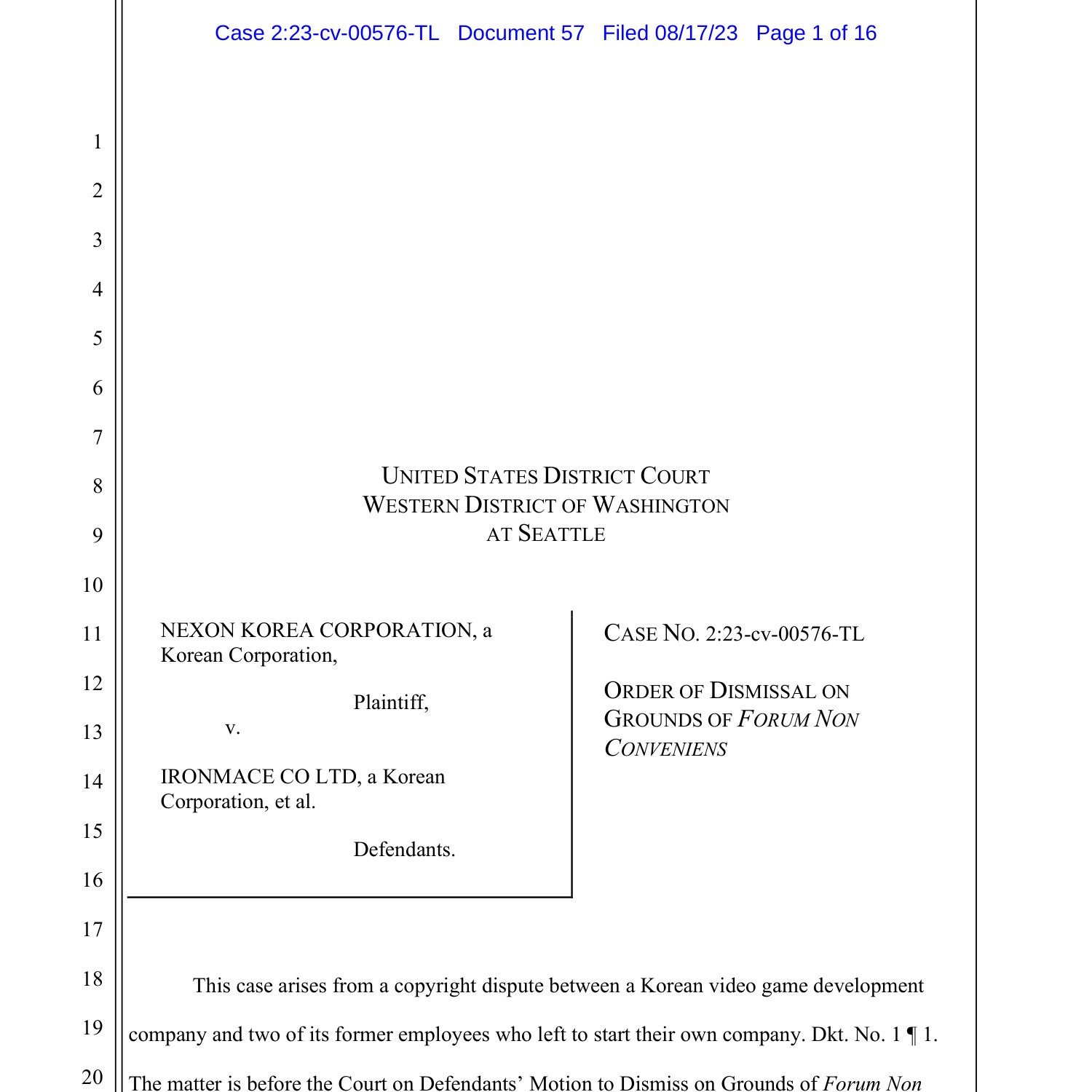 nexon-forum-non-conveniens.pdf | DocDroid