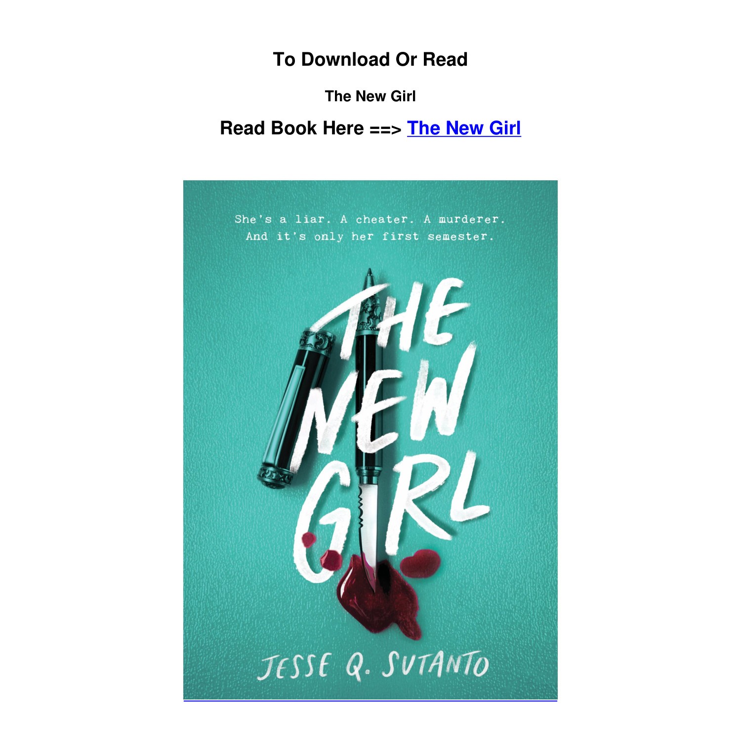 download pdf The New Girl by Jesse Q Sutanto.pdf | DocDroid