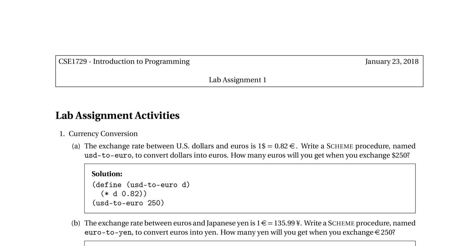 All CSE1729 Lab SOLUTIONS.pdf | DocDroid