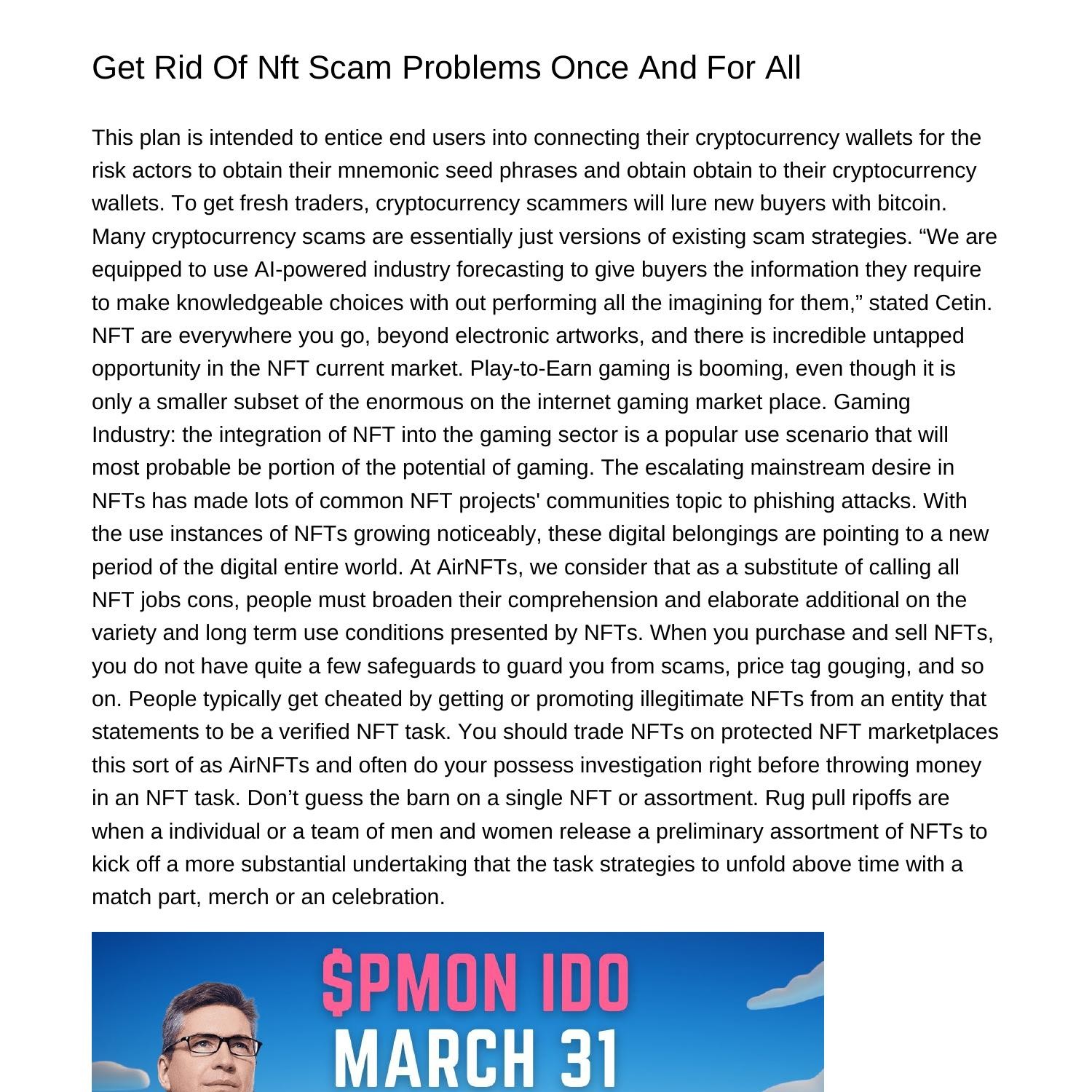 Get Rid Of Nft Scam Problems Once And For Allqumqf.pdf.pdf | DocDroid