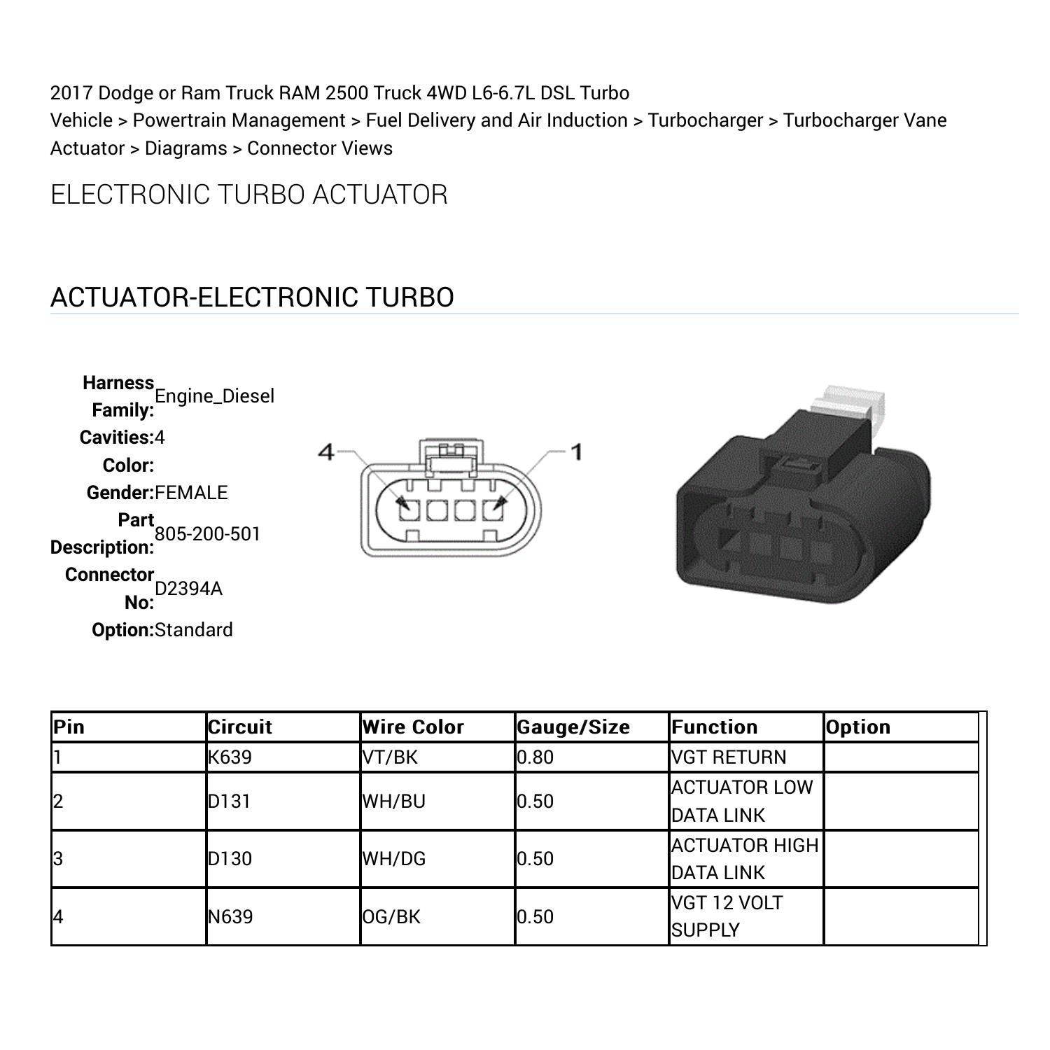 Electronic Turbo Actuator (Turbocharger Vane Actuator) - ALLDATA diy ...