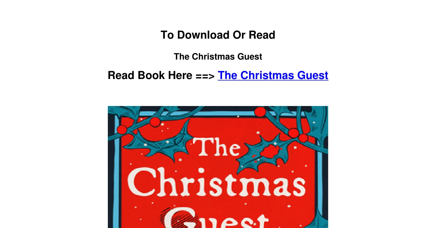 Download PDF The Christmas Guest by Peter Swanson.pdf | DocDroid