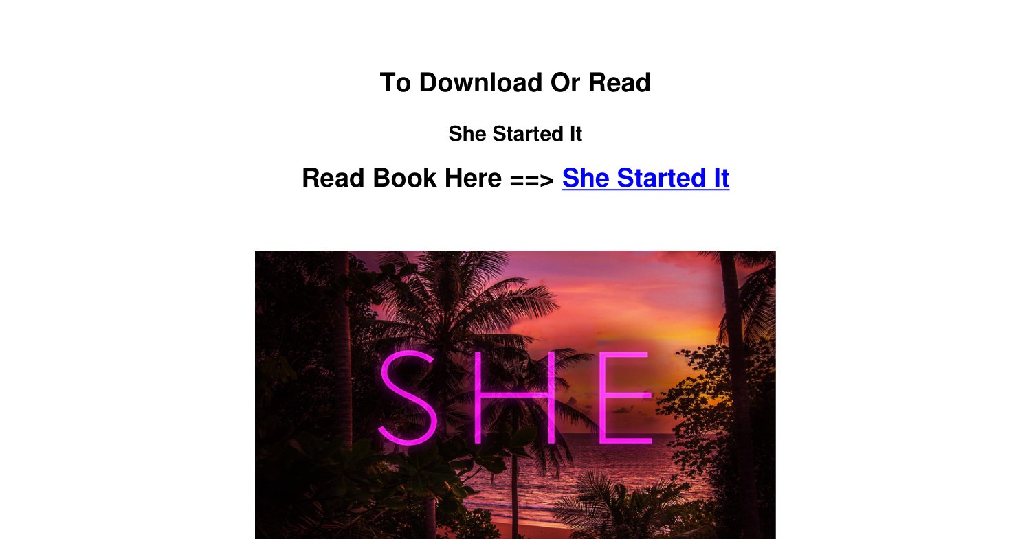 PDF DOWNLOAD She Started It by Sian Gilbert.pdf | DocDroid