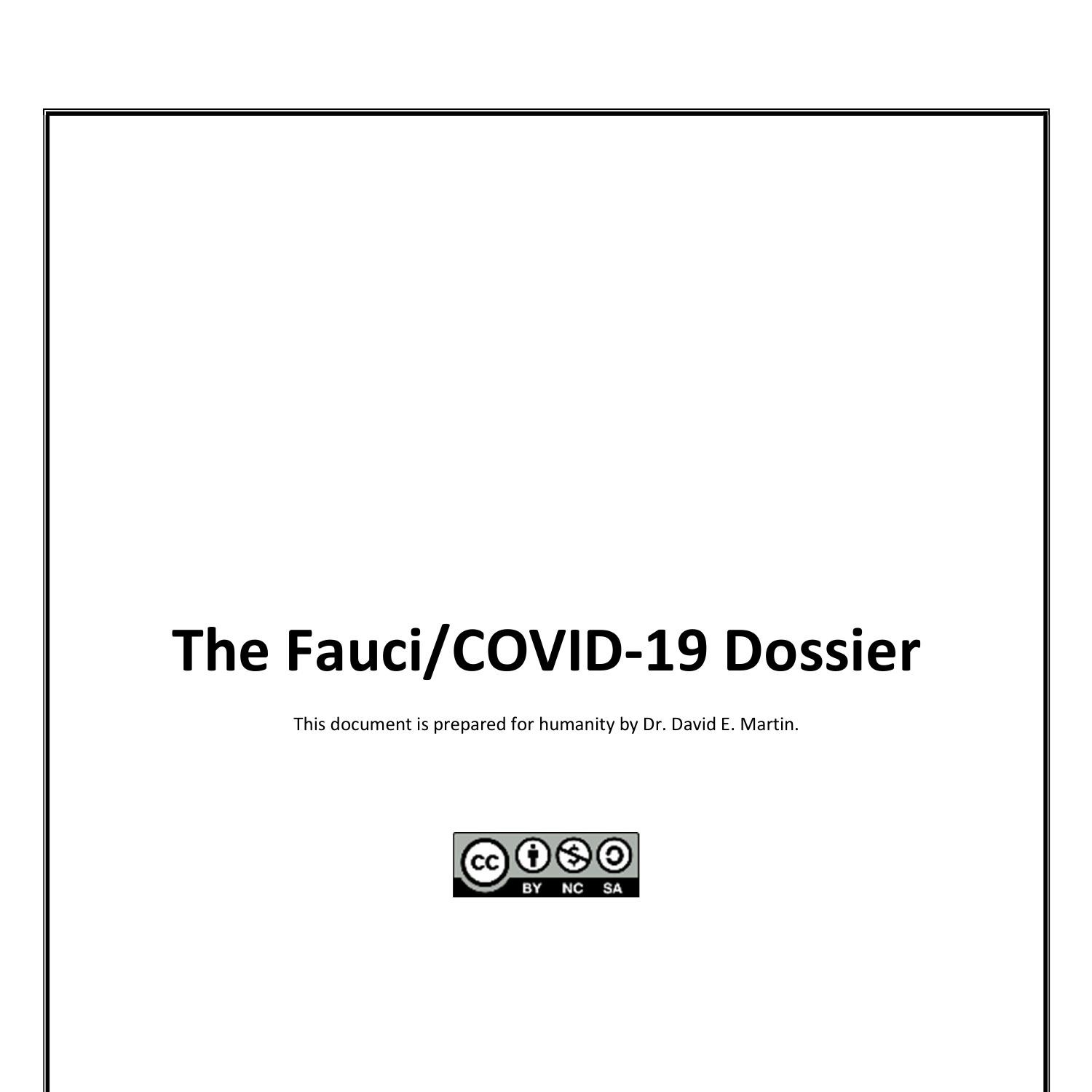 The Fauci-COVID-19 Dossier.pdf | DocDroid