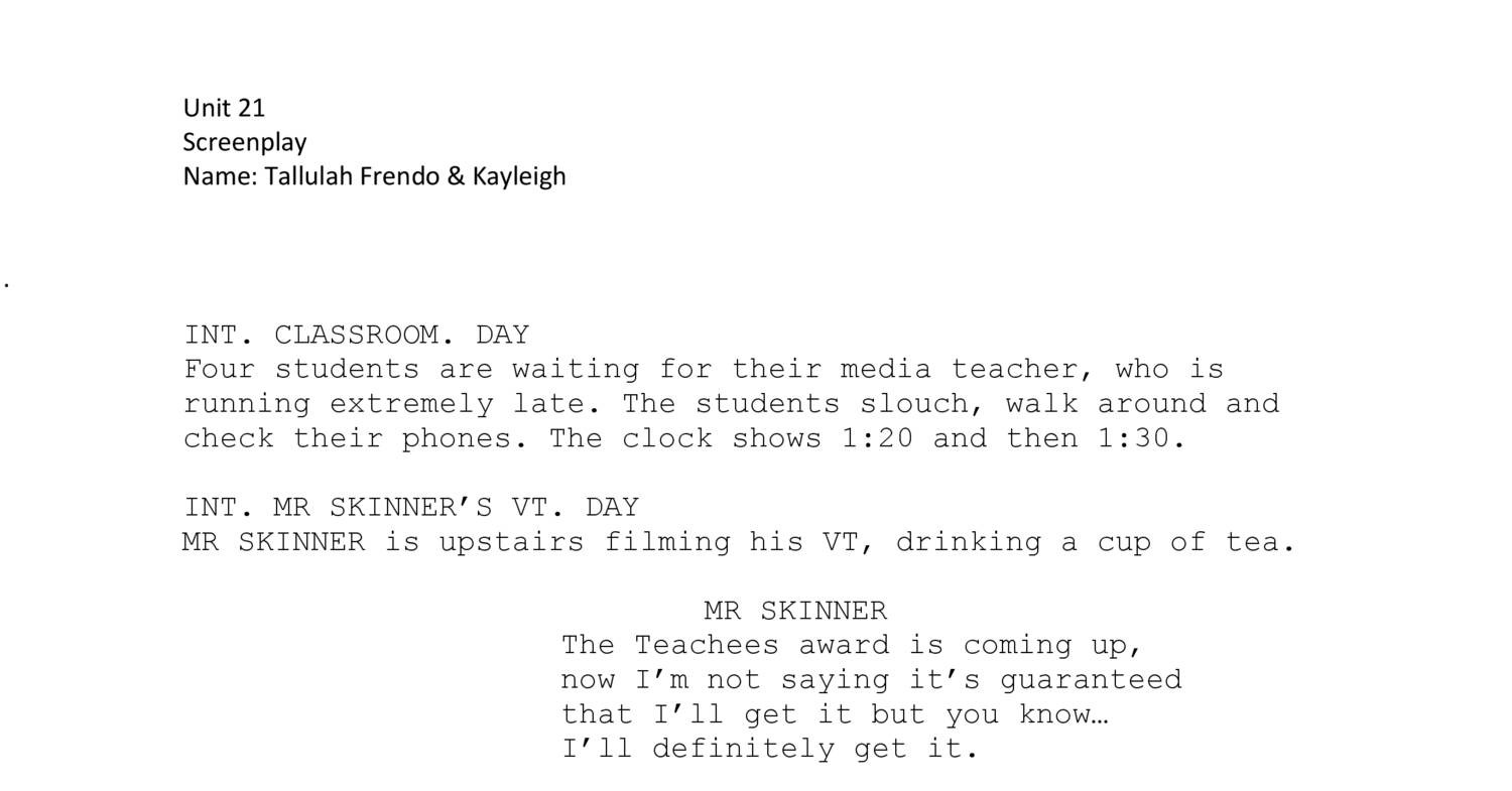 mockumentary screenplay tk.docx | DocDroid