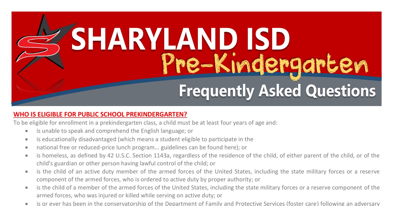 Prek FAQ.pdf | DocDroid