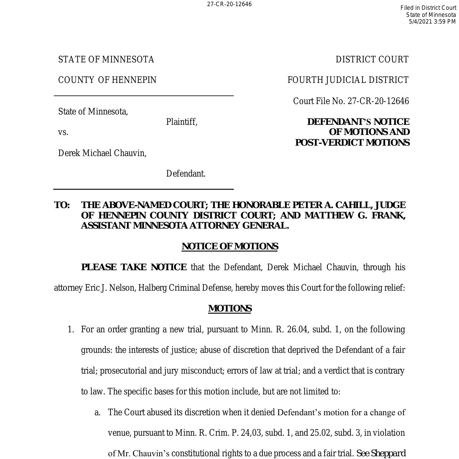 Notice of Motion and Motion pdf DocDroid