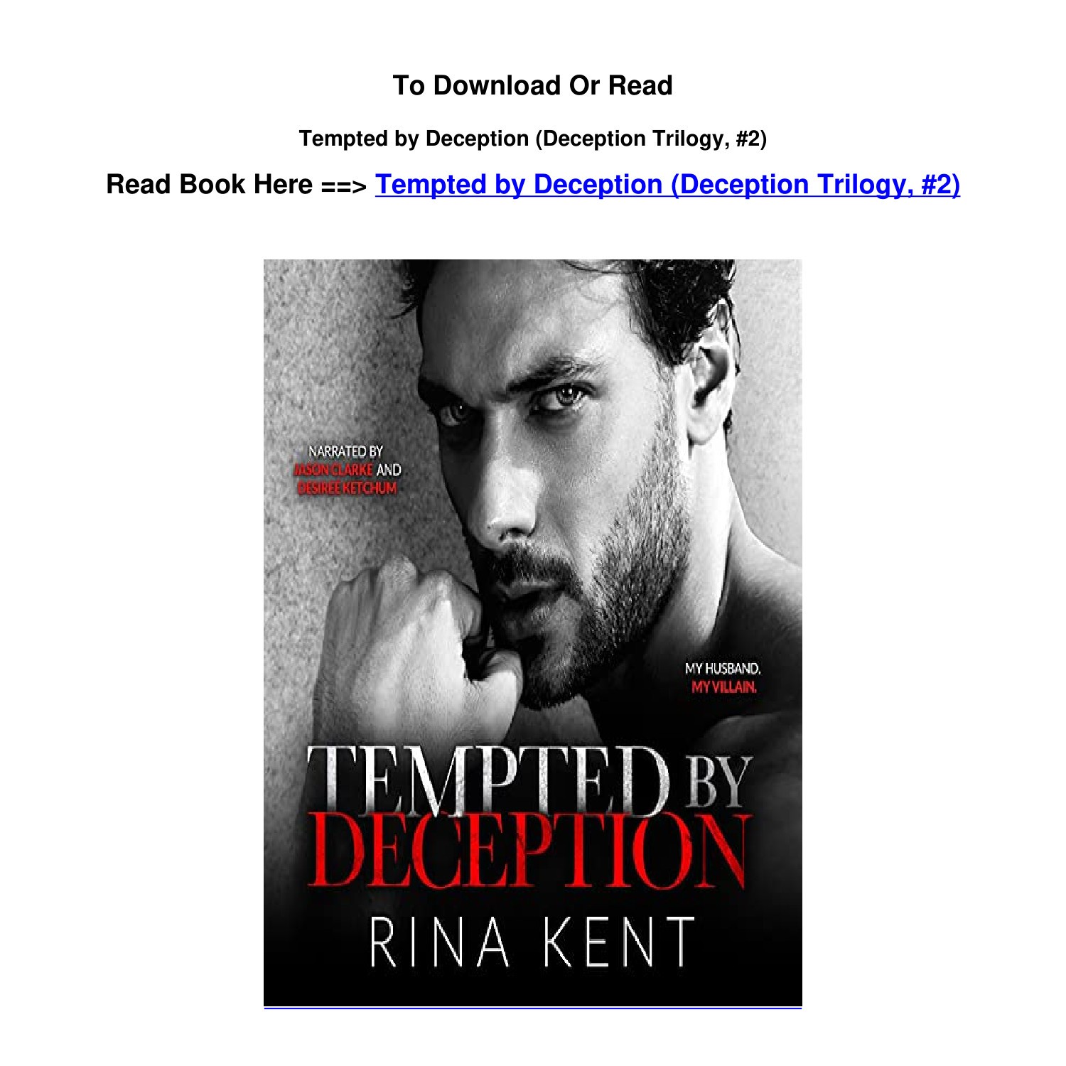 DOWNLOAD pdf Tempted by Deception Deception Trilogy 2 By Rina Kent.pdf | DocDroid
