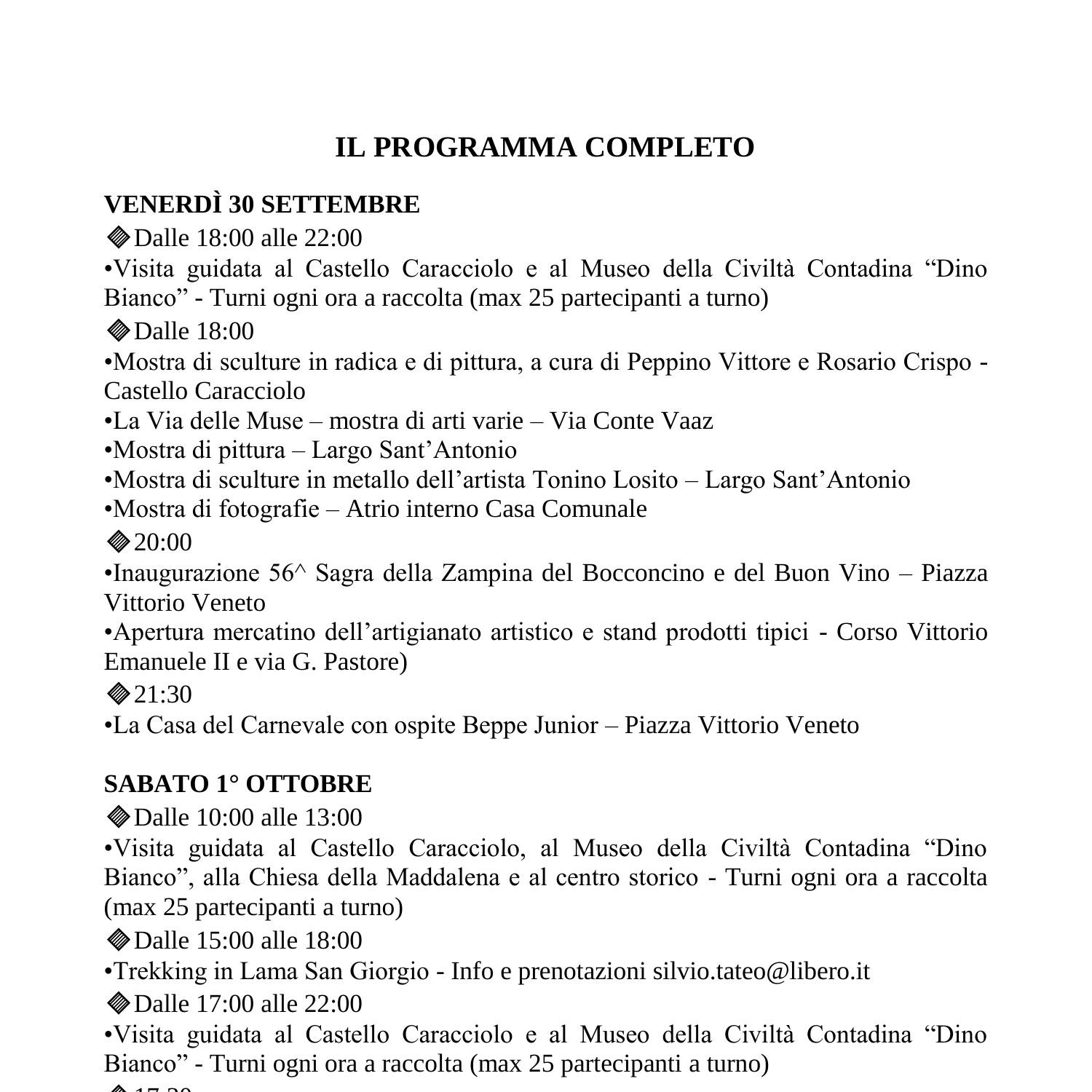 IL PROGRAMMA COMPLETO.pdf | DocDroid