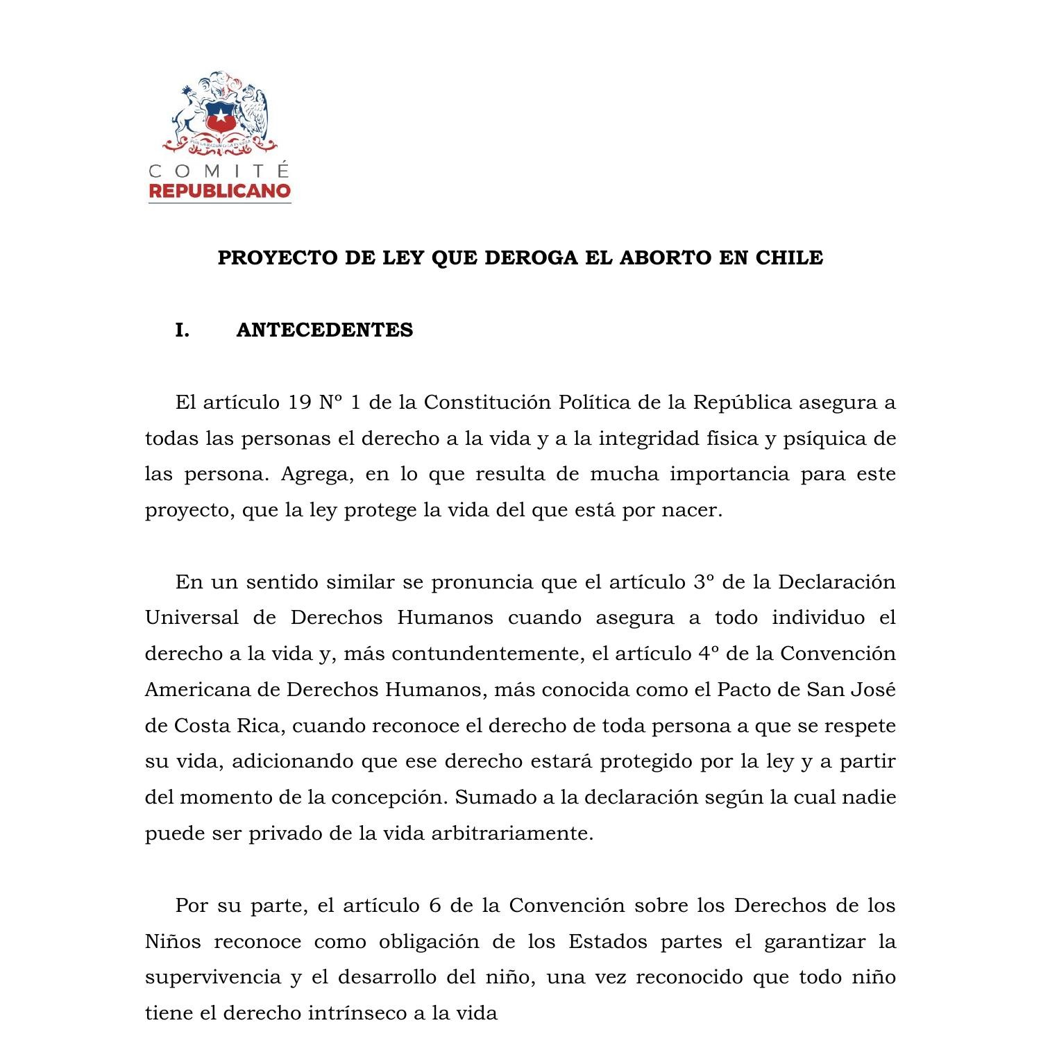 Proyecto busca derogar aborto.docx | DocDroid
