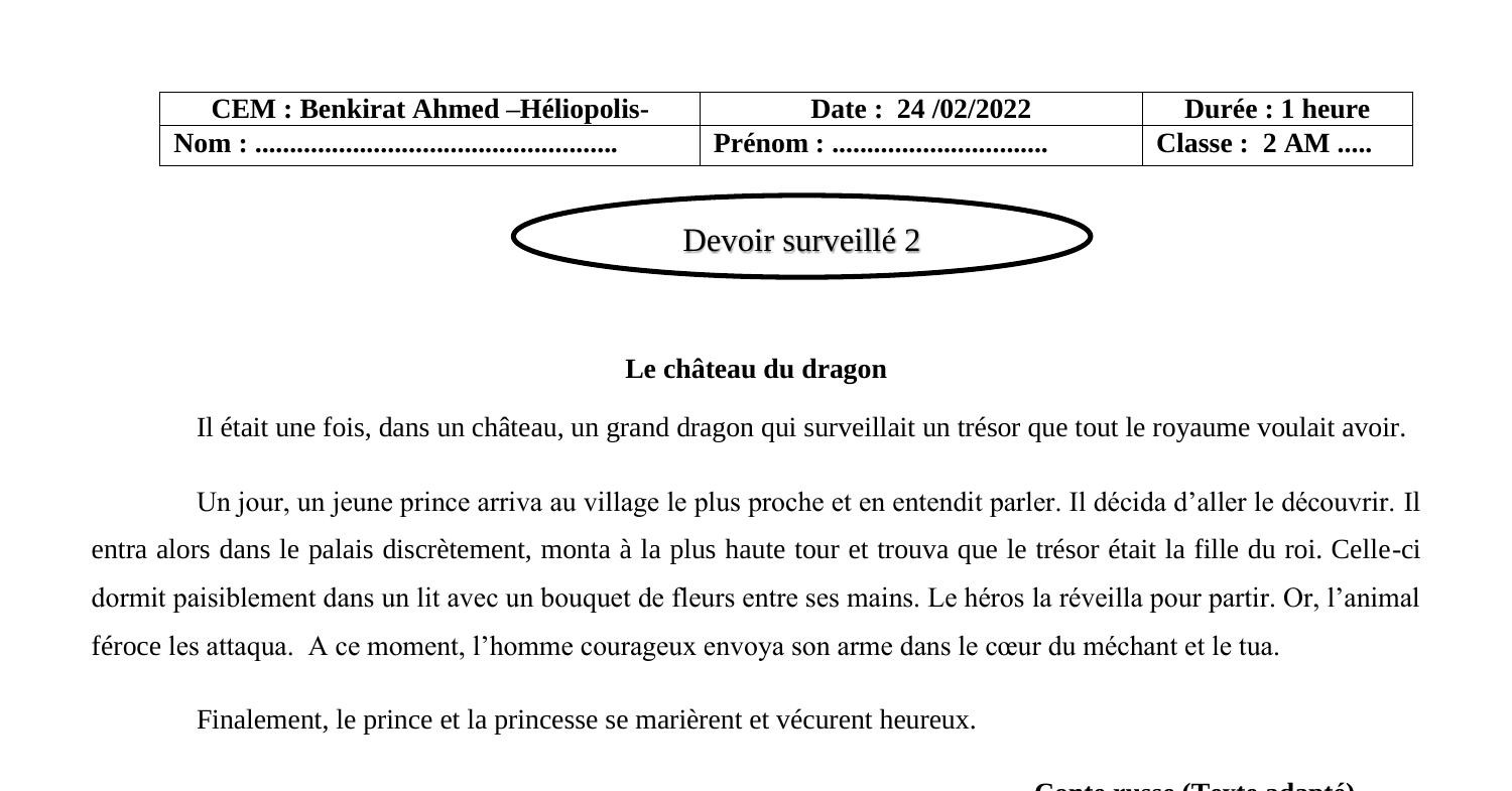 devoir surveillé 2 am.docx | DocDroid