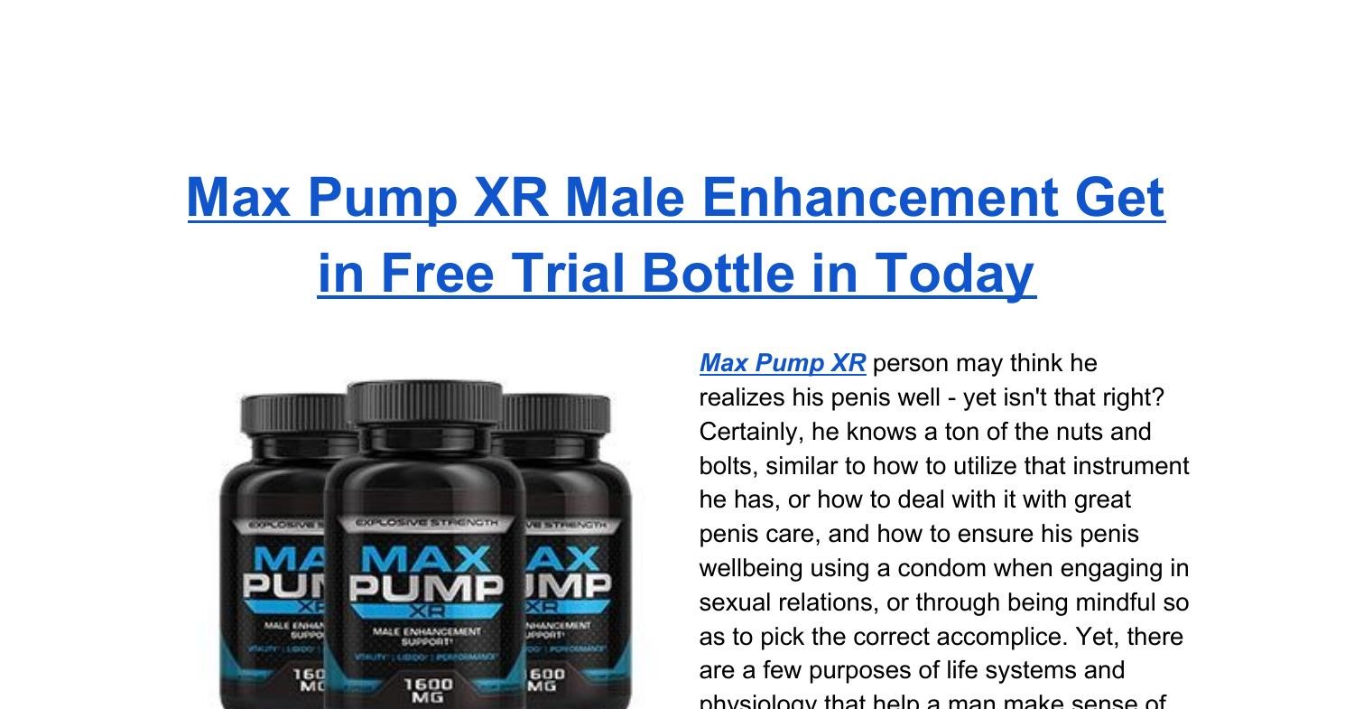 Max Pump XR.pdf | DocDroid