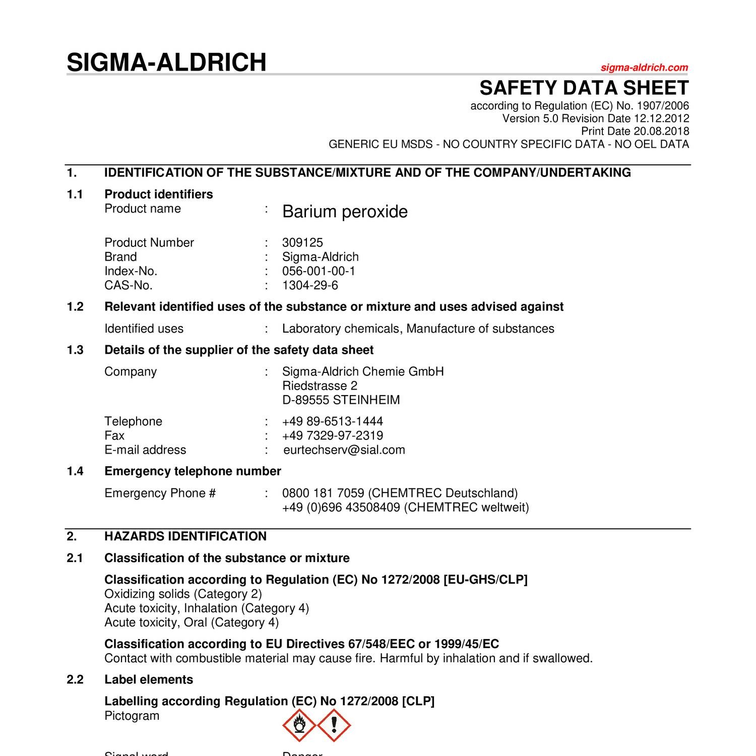 Barium peroxide SA.pdf | DocDroid