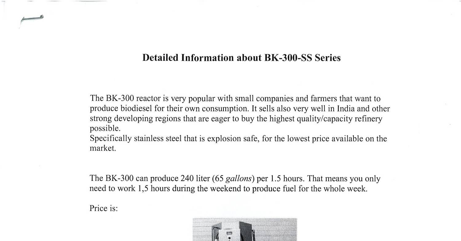 BK_300_SS_biodiesel_processor_technical_information.pdf | DocDroid