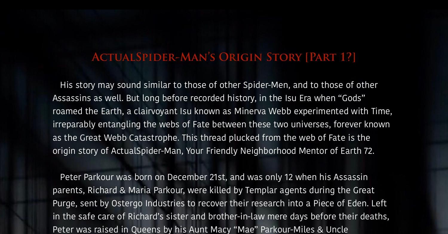 ActualSpider-Man’s Origin Story.pdf | DocDroid