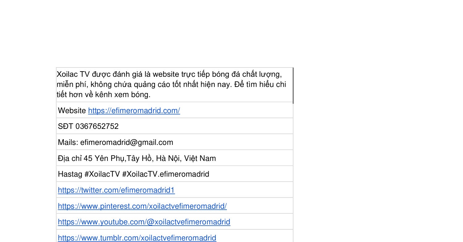 Xoilac TV – Link Xem Bóng Đá Trực Tuyến Siêu Nét, Ổn Định, Tốc Độ Cao.docx | DocDroid