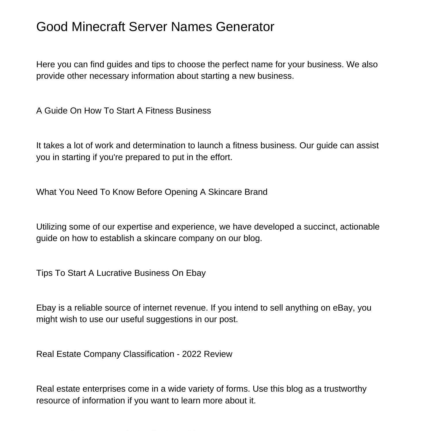 good-minecraft-server-names-generatorcapuf-pdf-pdf-docdroid