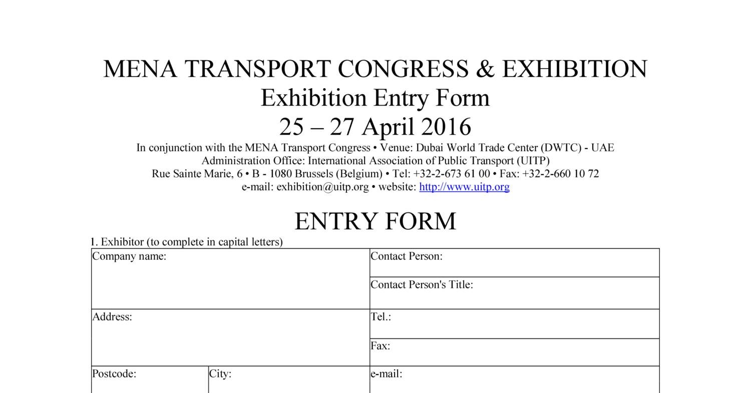 MENA Transport Exhibition 2016 - Entry Form.pdf | DocDroid