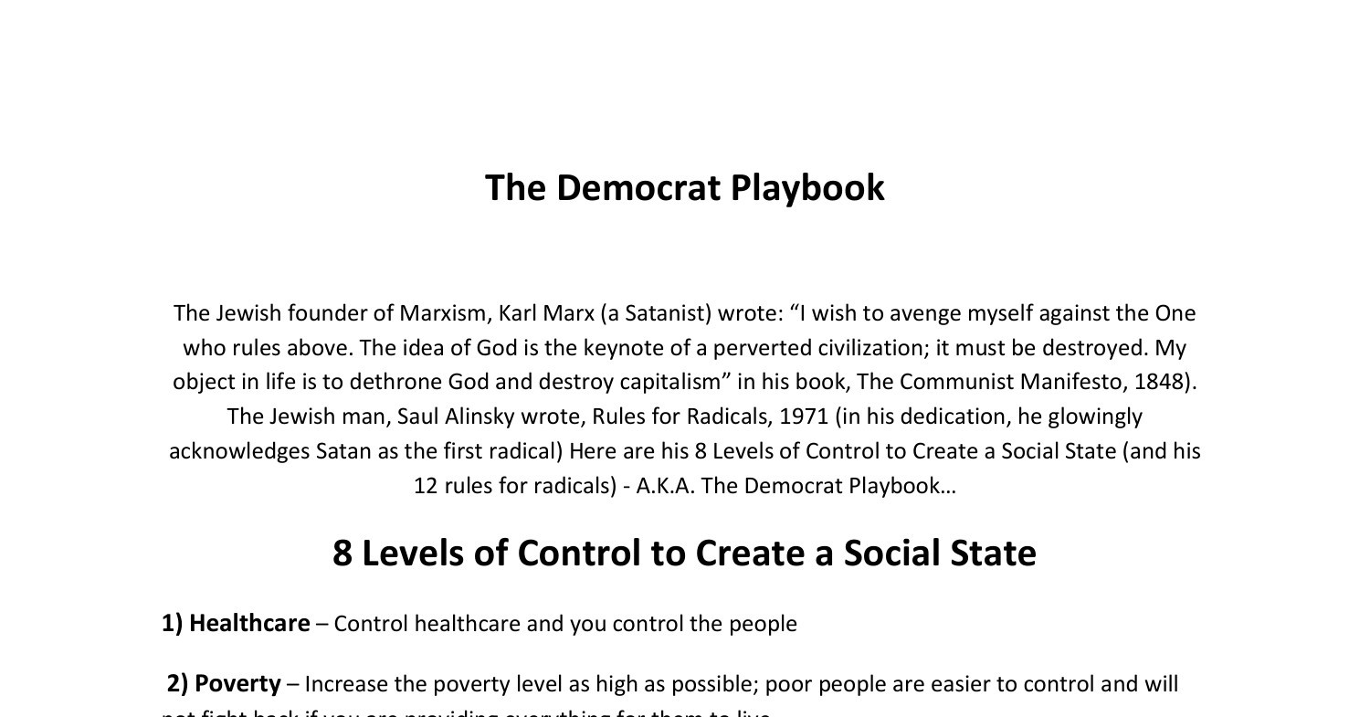 The Democrat Playbook.docx | DocDroid