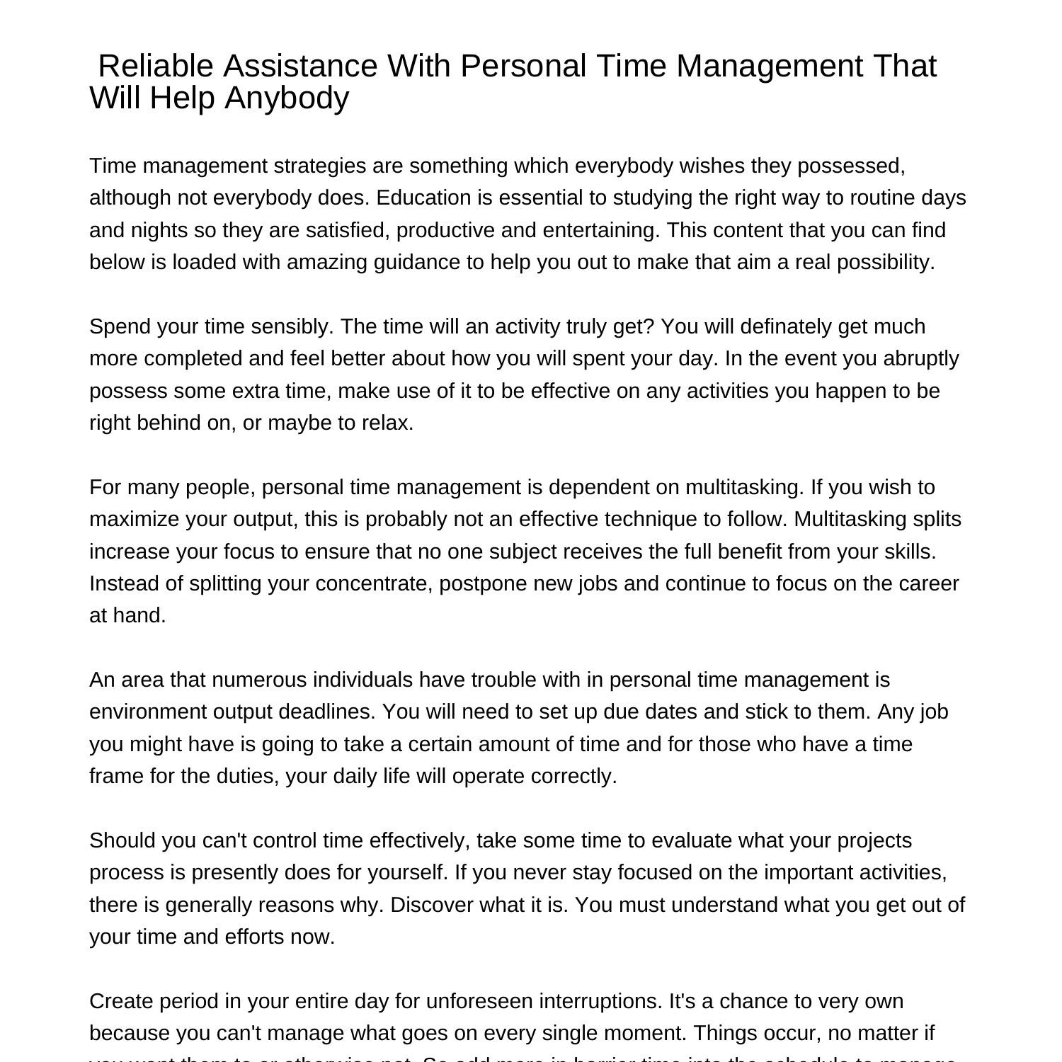 성인용품 Strong Assistance With Personal Time Management That Will Help ...