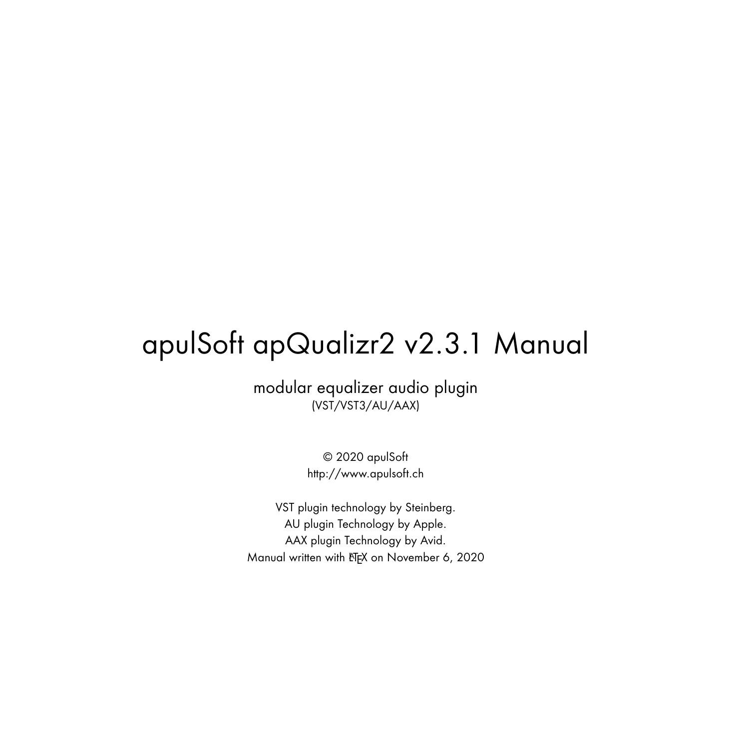 apulSoft_apQualizr2_v2.3.1_Manual.pdf | DocDroid