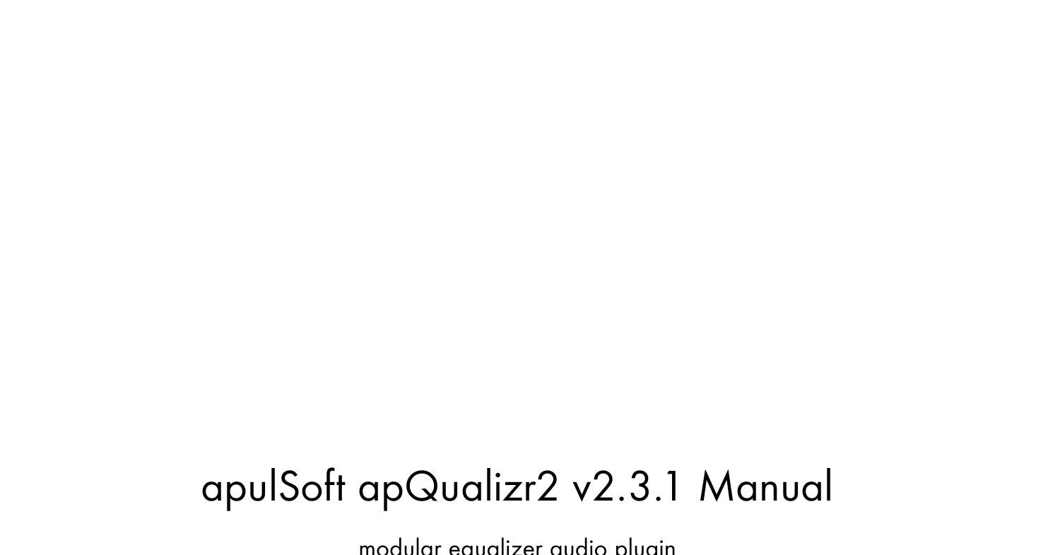 apulSoft_apQualizr2_v2.3.1_Manual.pdf | DocDroid