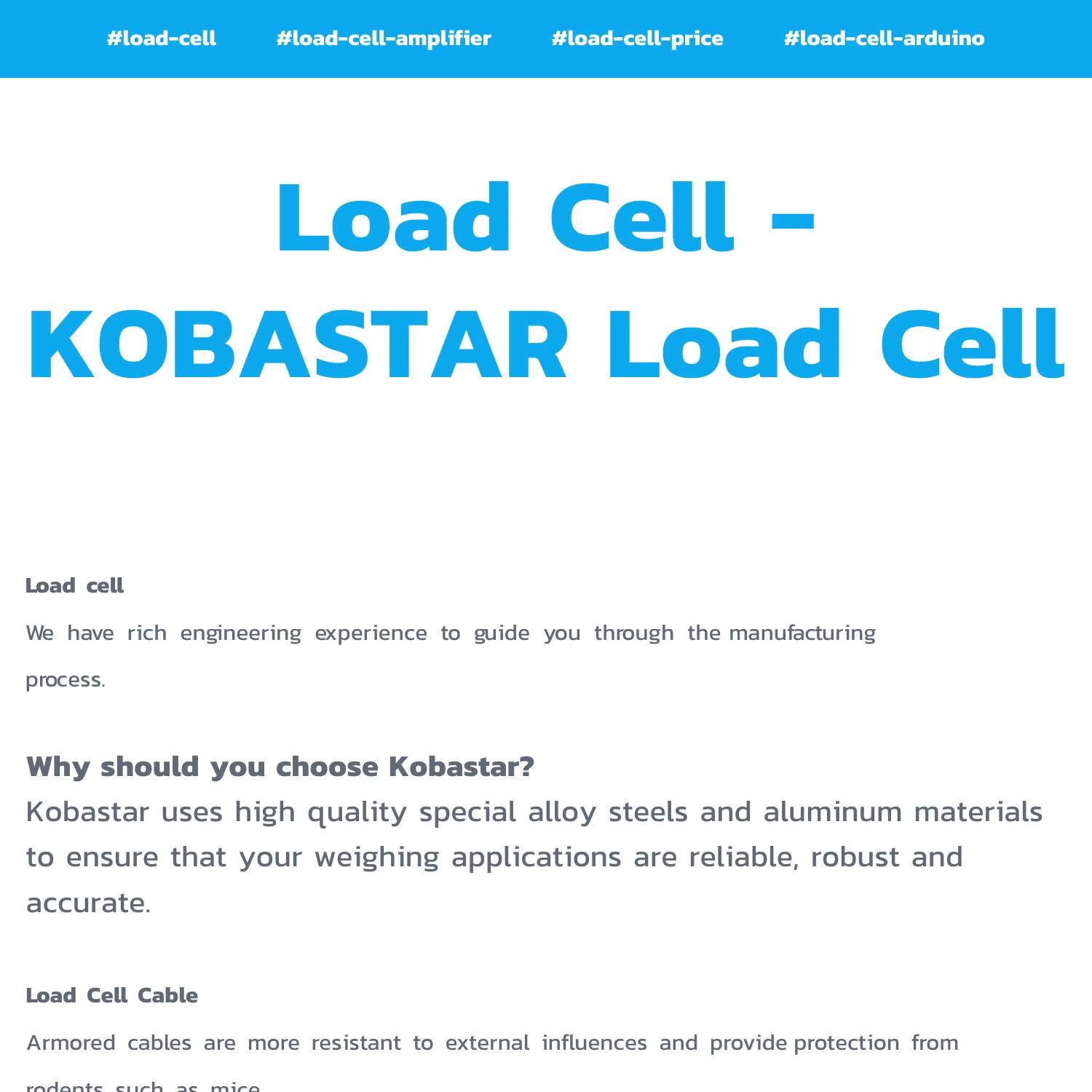 KOBASTAR Load Cell-1.pdf | DocDroid