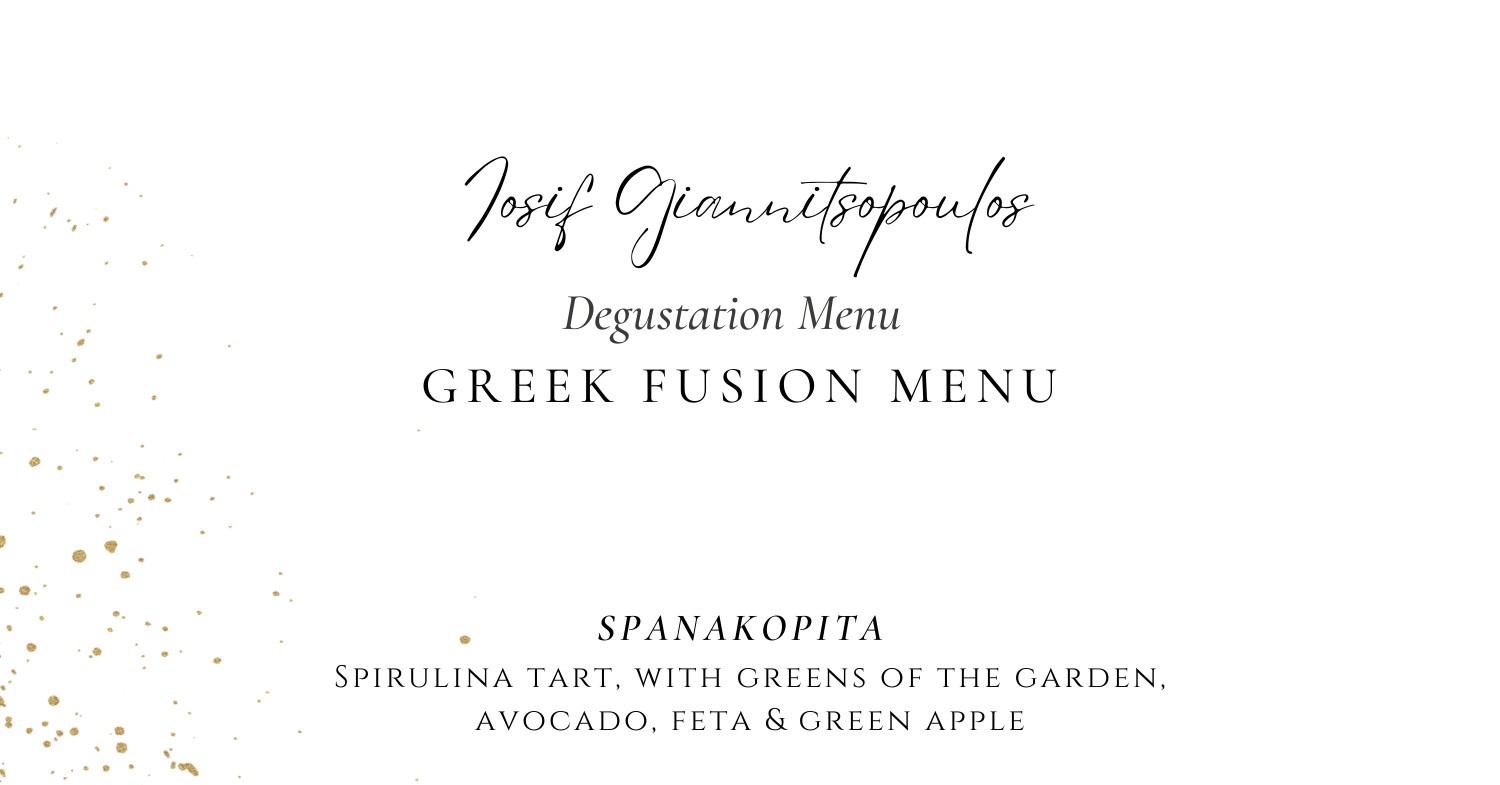 iosif giannitsopoulos greek fusion menu.pdf | DocDroid