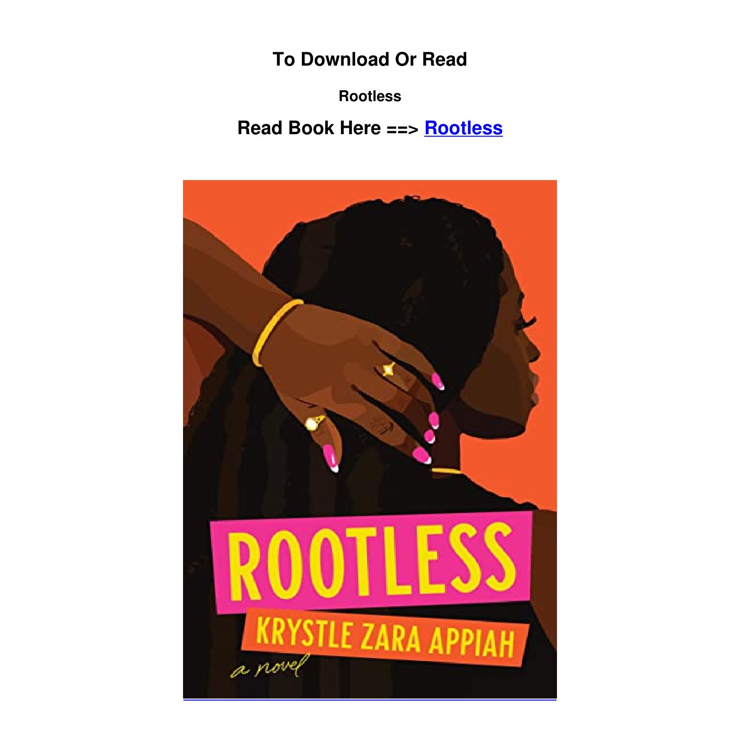 epub Download Rootless By Krystle Zara Appiah.pdf | DocDroid